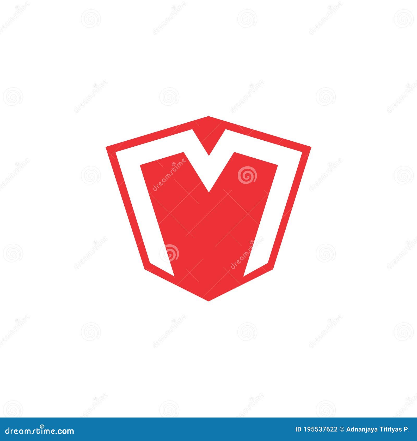 Vector of Letter M Negative Space Logo Stock Vector - Illustration of ...