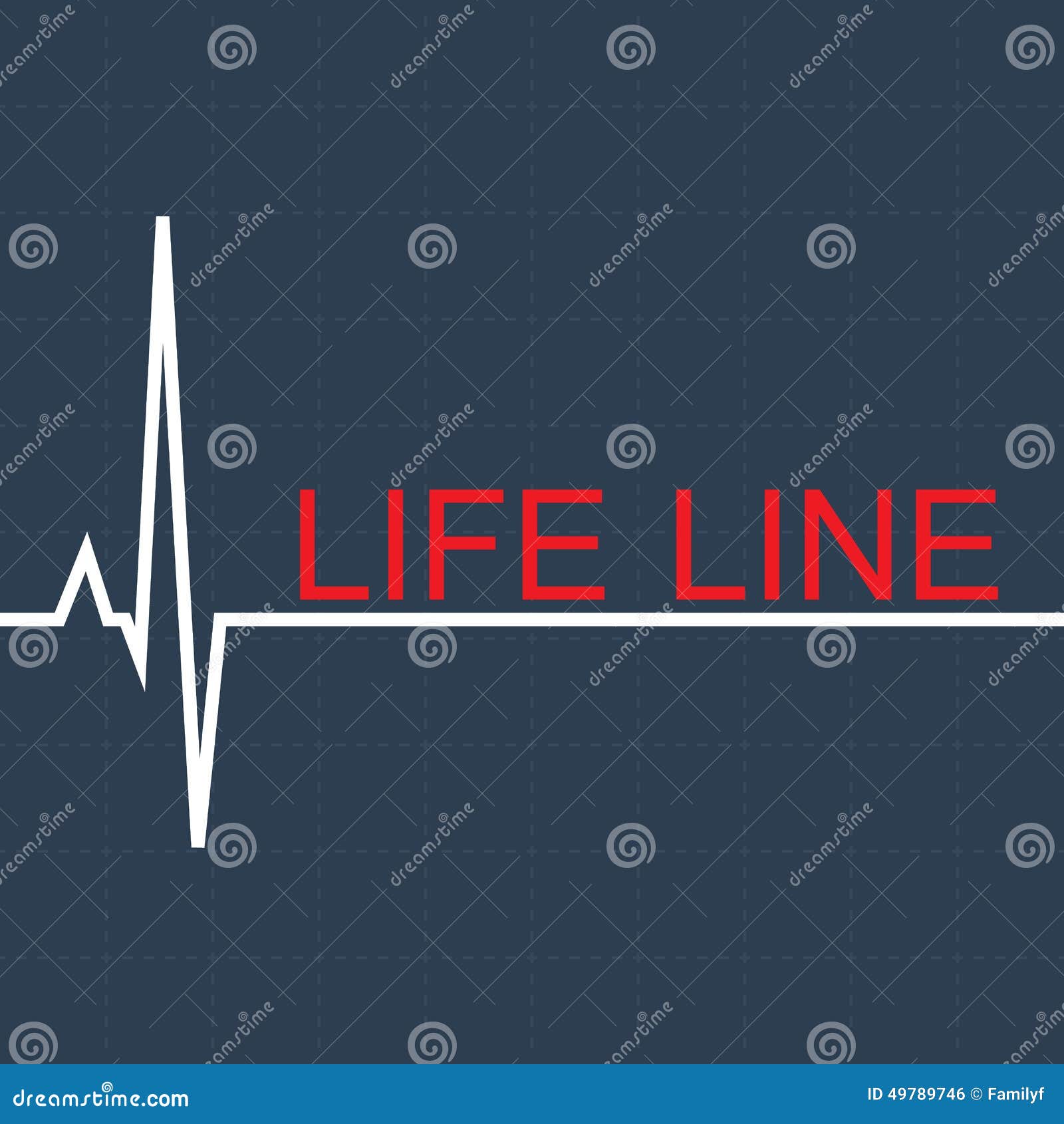 Vector life pulse line stock vector. Illustration of beat - 49789746
