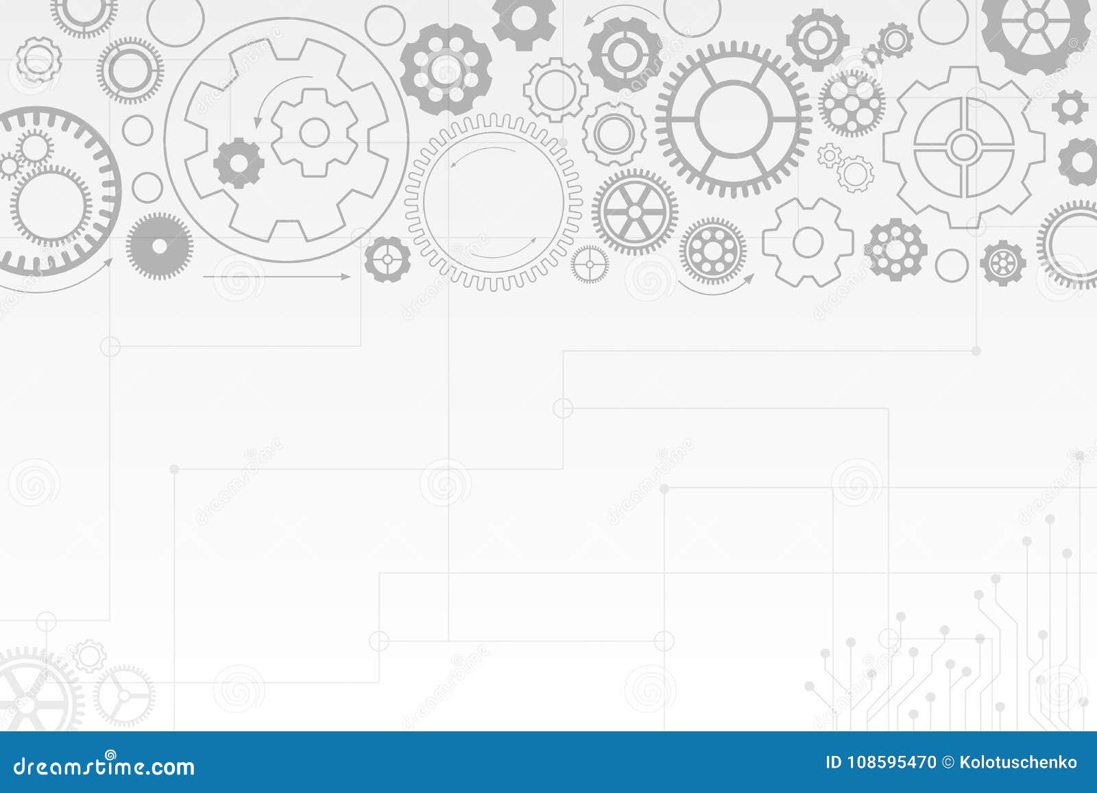 Vector Light Abstract Technology Background. Stock Vector ...