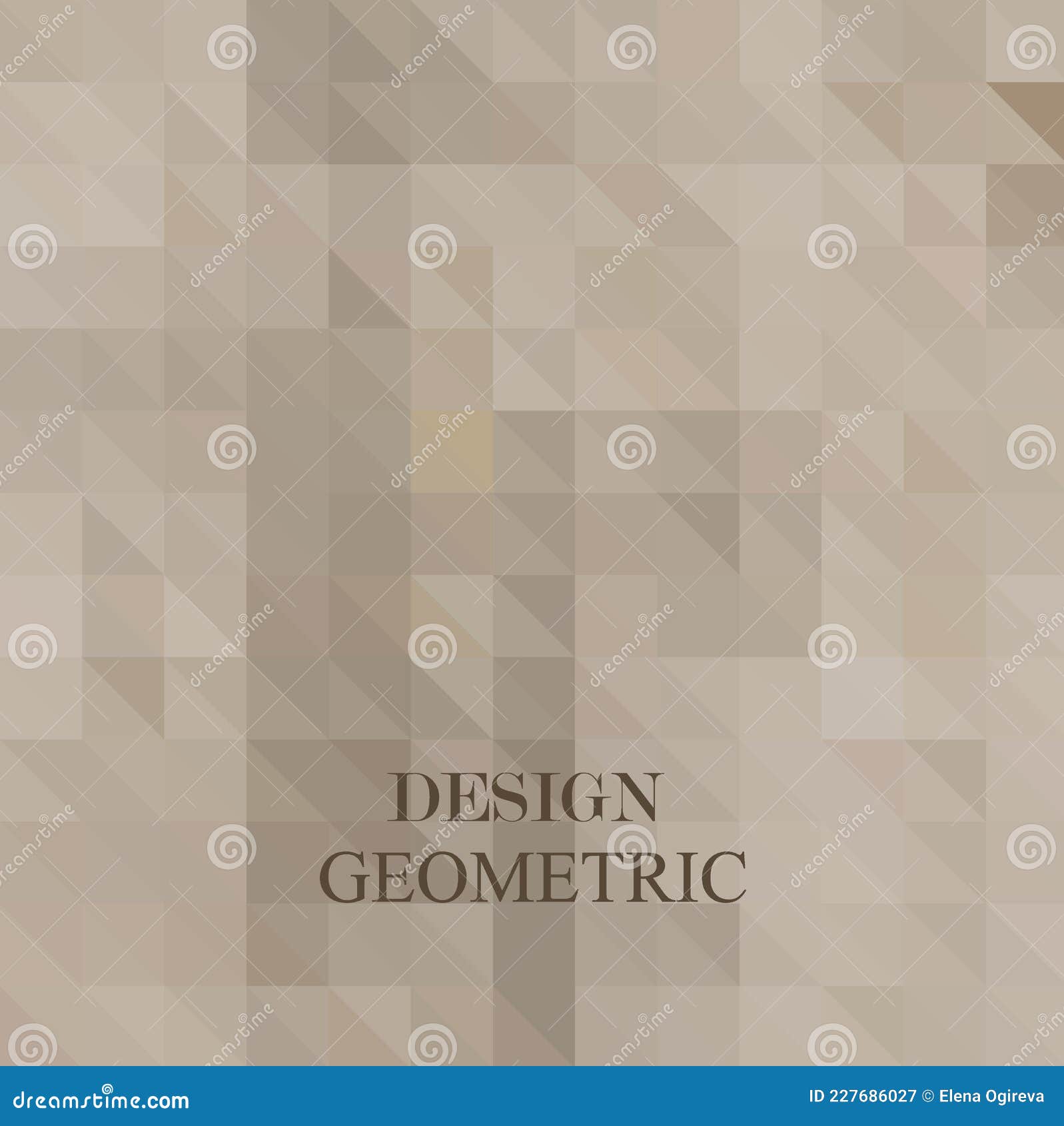 Vector Light Beige Modern Geometric Background. Vector Illustration ...