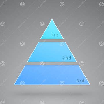 Vector Light Blue Infographic Pyramid Concept Stock Vector ...