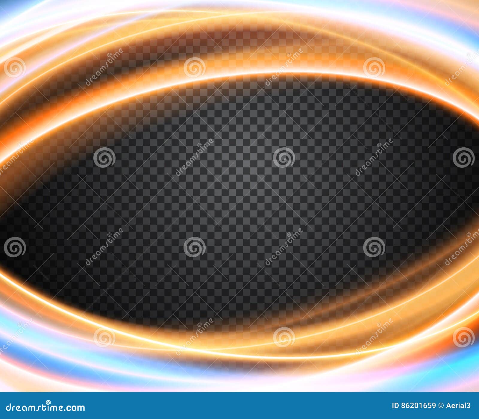 Vector Light Effect on Checkered Background Stock Vector - Illustration ...