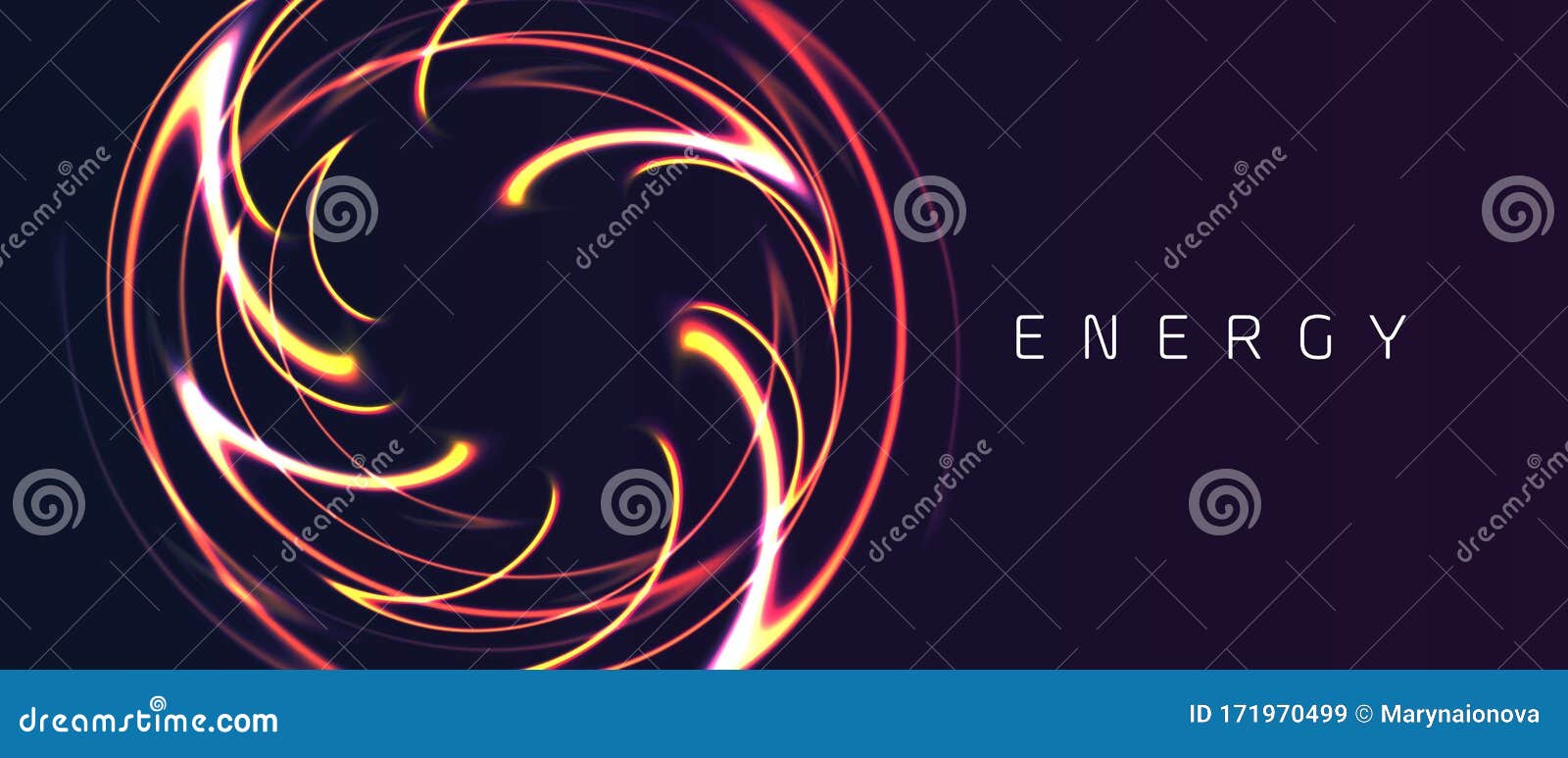 Vector Light Effect of Circular Lens Flare, Abstract Rotational Lines ...