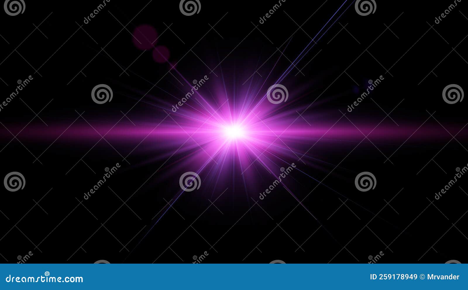 Vector Light Effect Isolated on Black Background Stock Vector ...