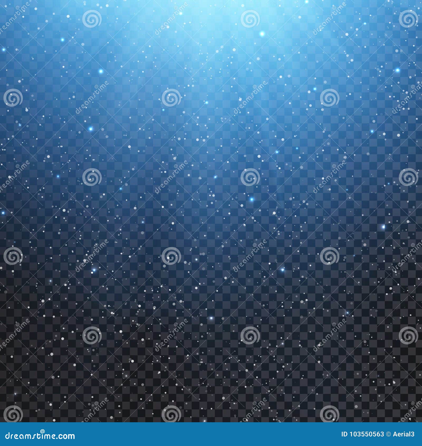 Vector Light Effect Overlay with Falling Snow Stock Vector ...