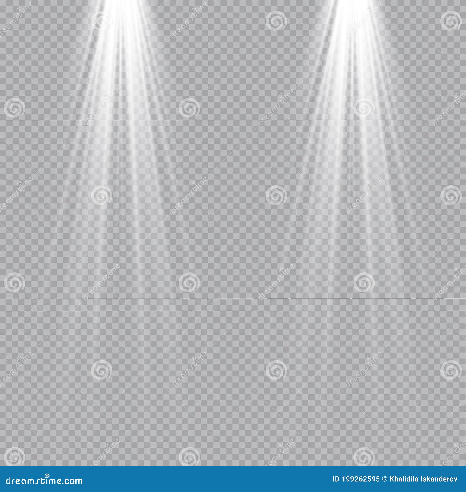 Vector Light Effect Spotlight. Stock Vector - Illustration of scene ...