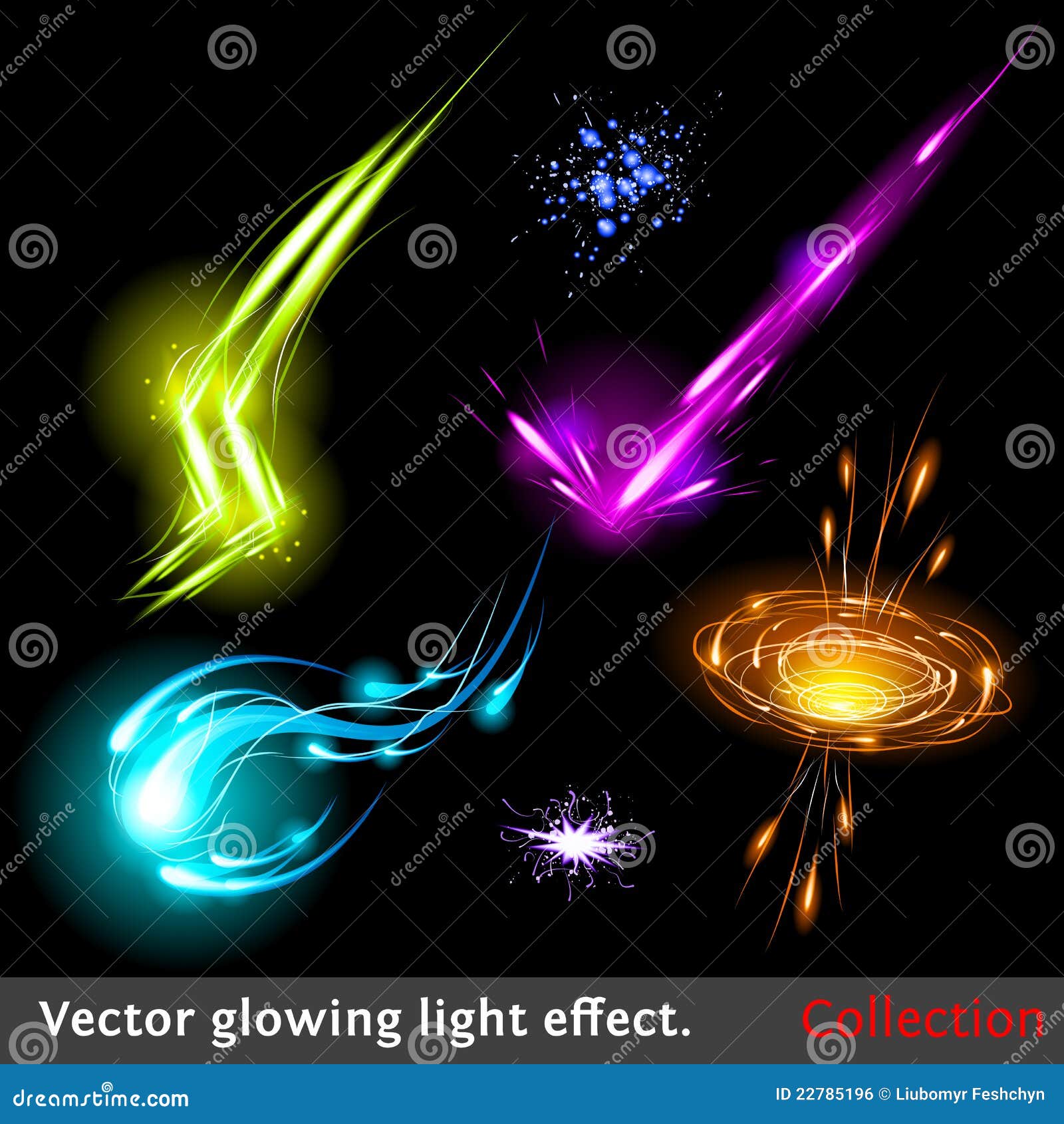 Electric Lighting Effect Royalty-Free Stock Image | CartoonDealer.com ...
