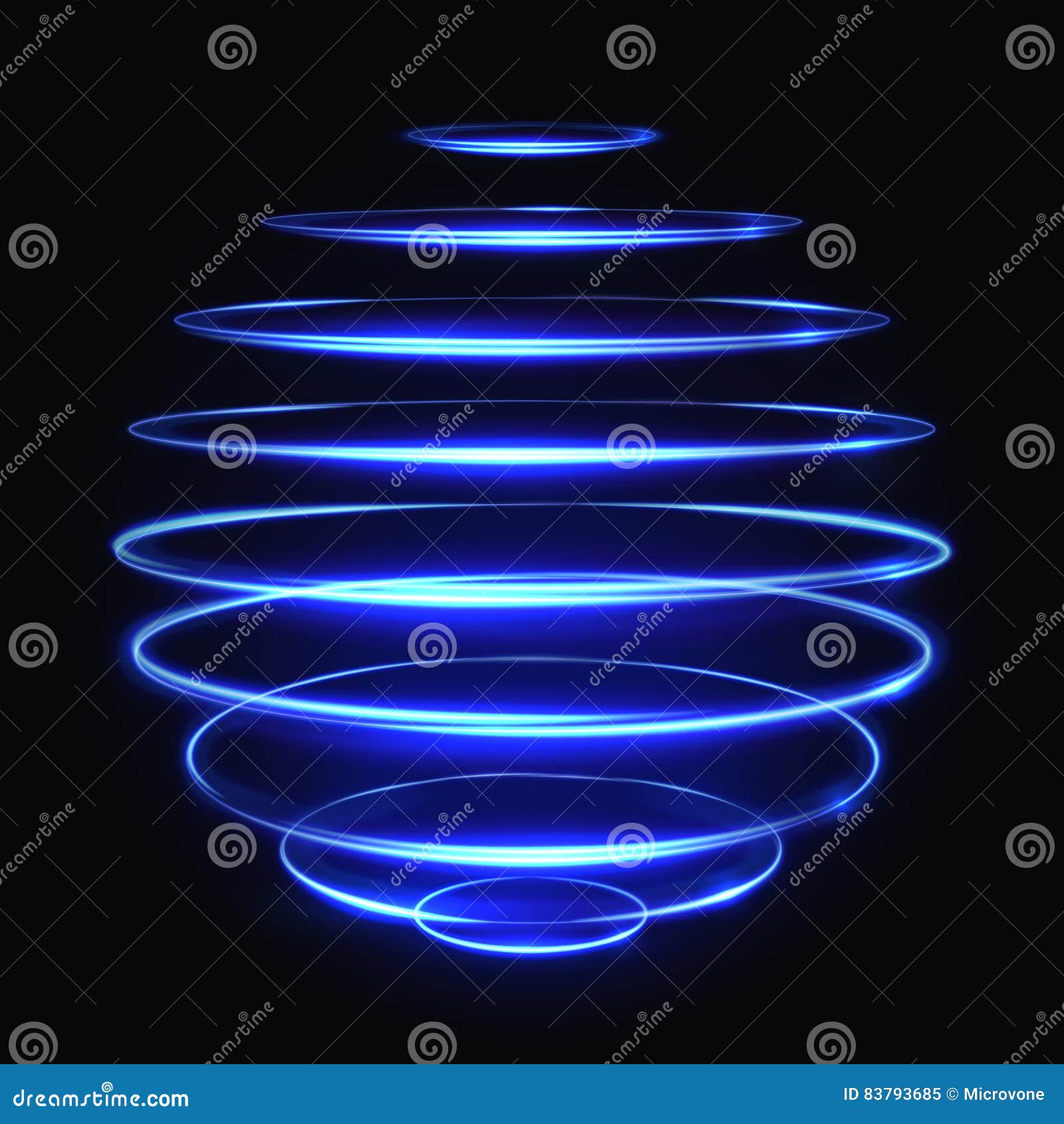 Vector Light Glowing Sphere Effect, World Globe Technology Concept ...