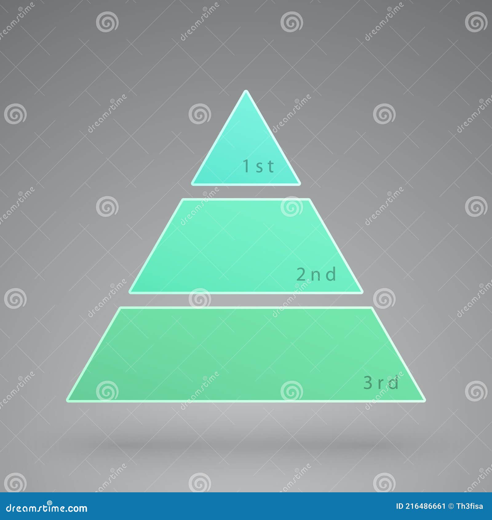 Vector Light Green Infographic Pyramid Concept Stock Vector ...