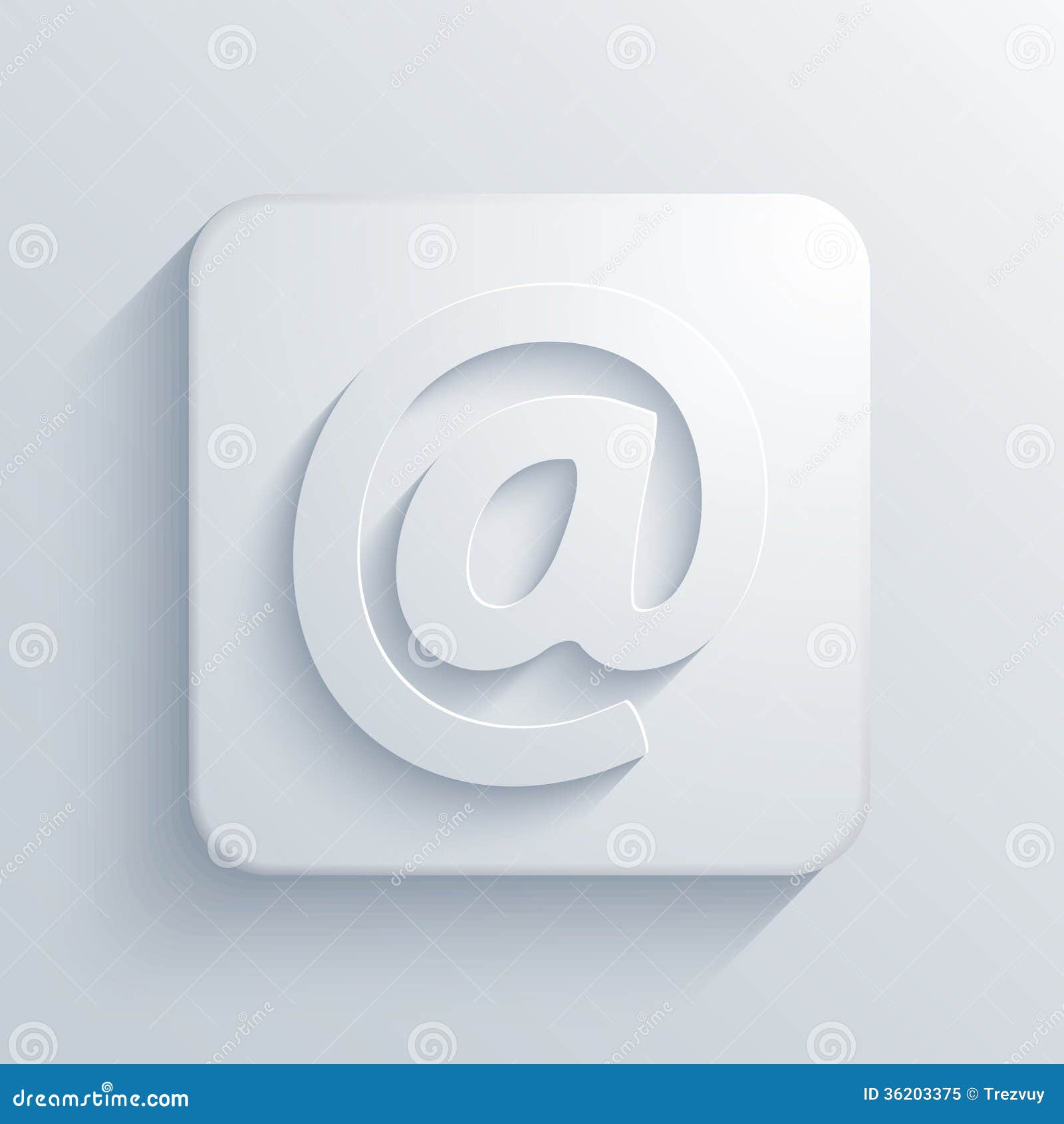 Vector Light Square Icon. Eps10 Stock Vector - Illustration of ...