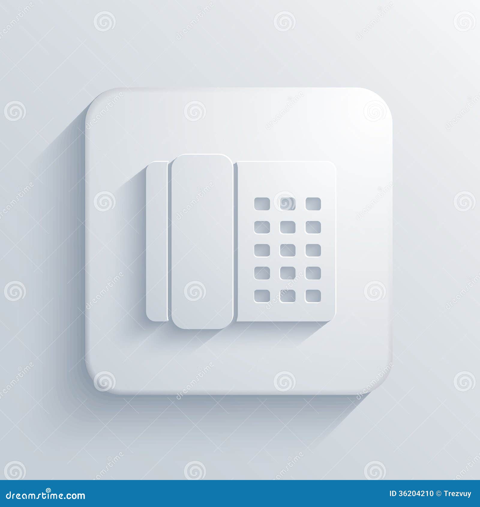 Vector Light Square Icon. Eps10 Stock Vector - Illustration of design ...