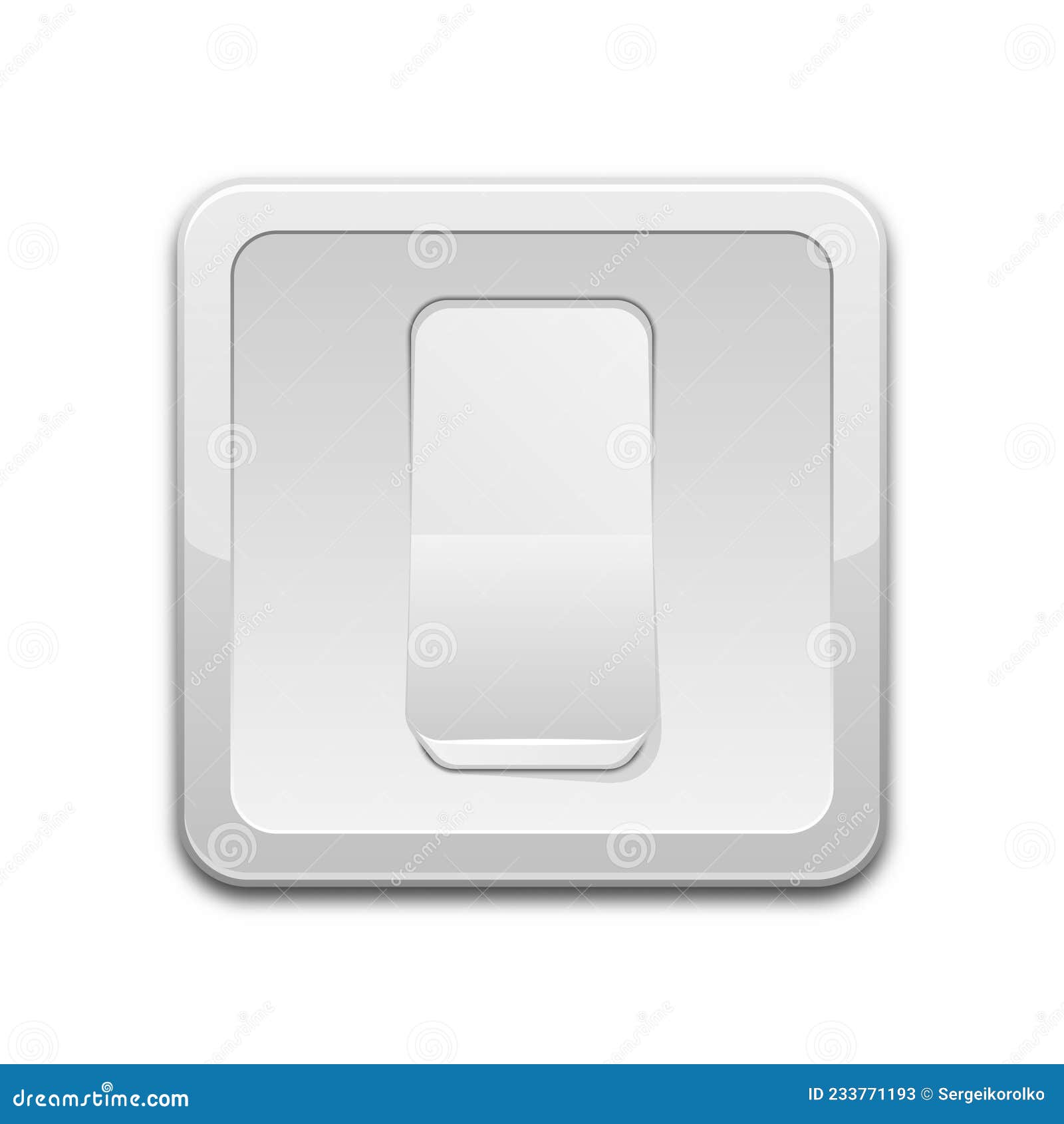 Vector light switch icon stock vector. Illustration of energy - 233771193
