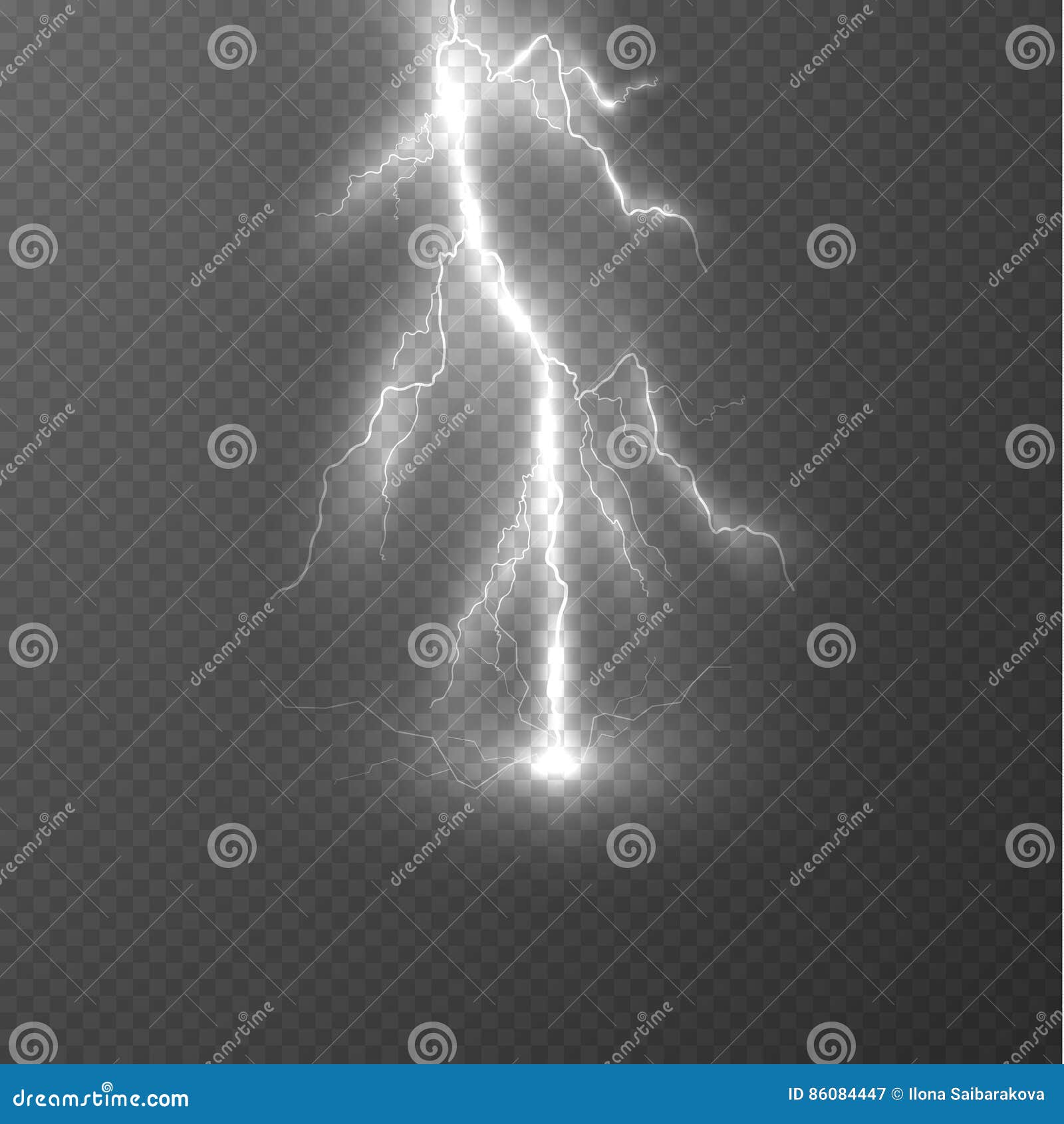 Vector Lightning Effect Background. EPS10 Stock Vector - Illustration ...