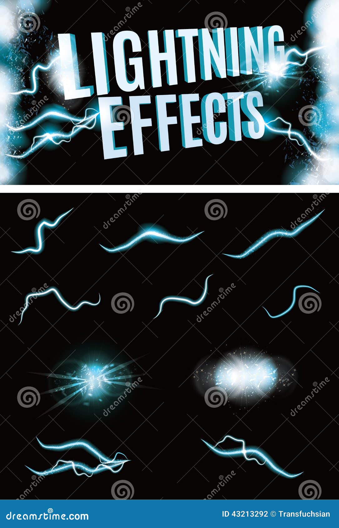Illustrator Special Effects 5 Vector Lightning