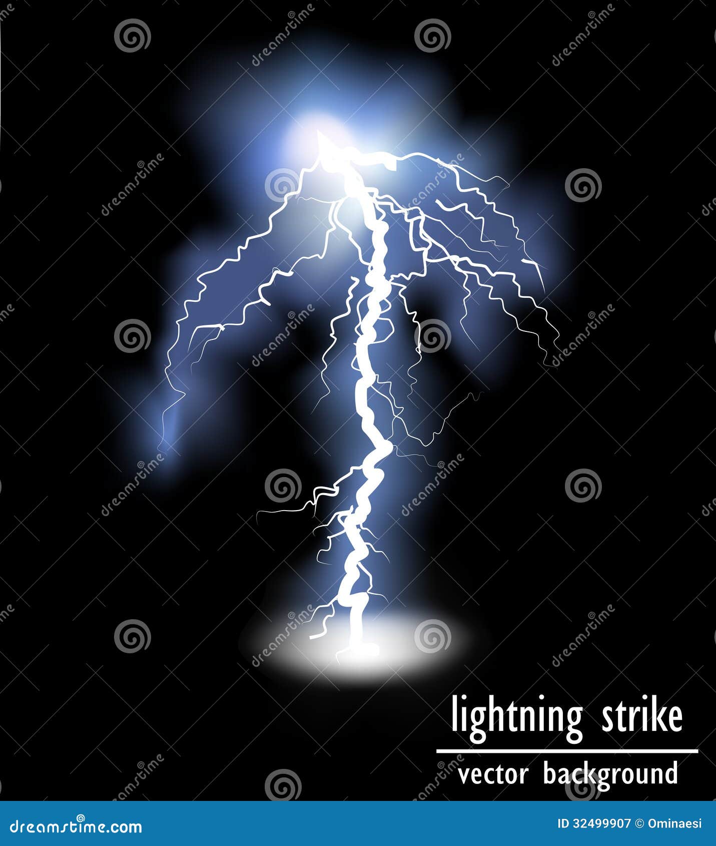 Vector Lightning Flash Strike Background Royalty Free Stock Photography ...