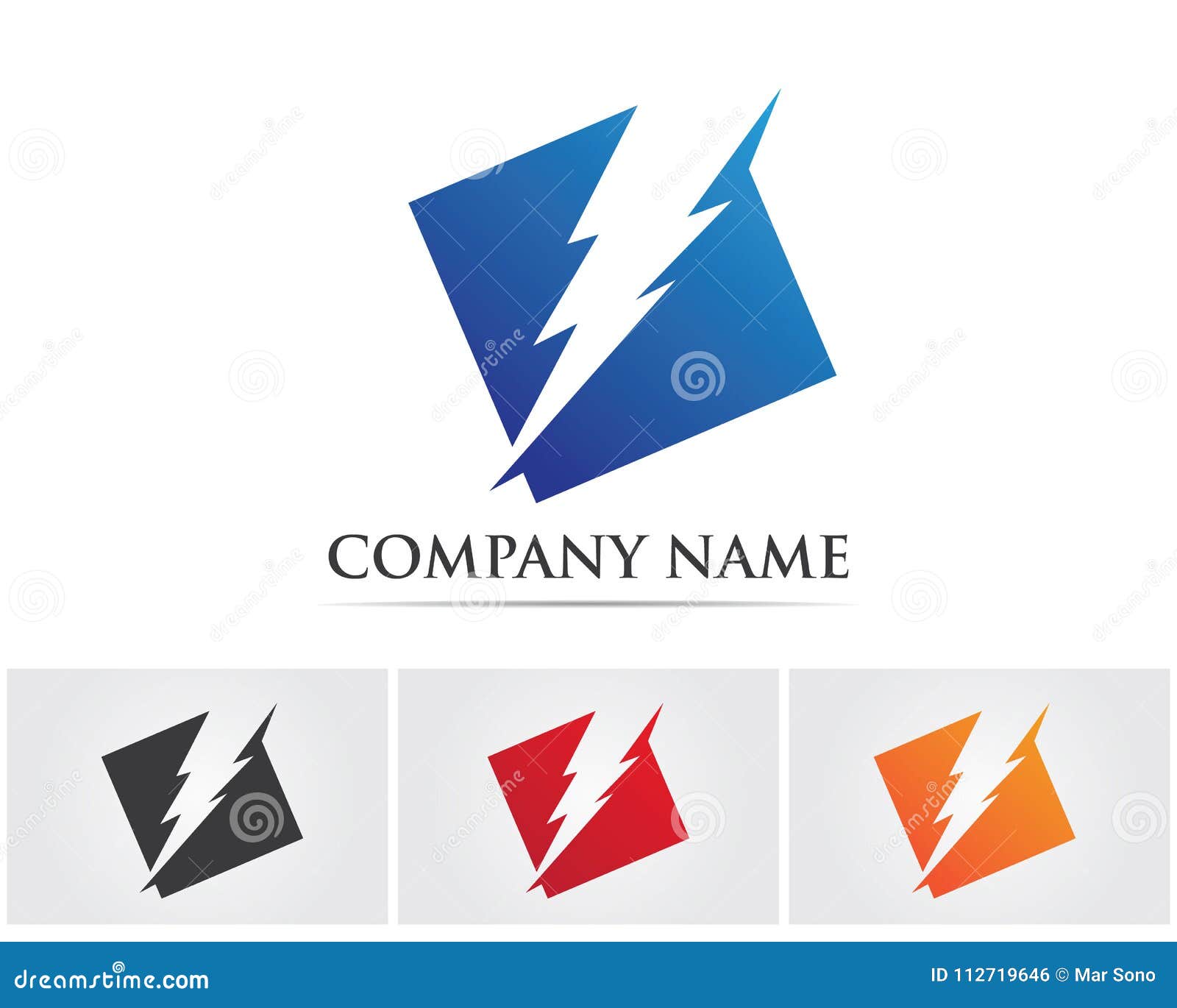 Vector - Vector Lightning Icon Logo and Symbols.. Stock Vector ...