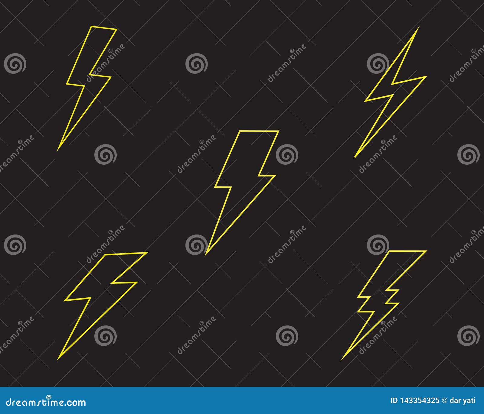 Vector - Vector Lightning Icon Logo Stock Vector - Illustration of ...