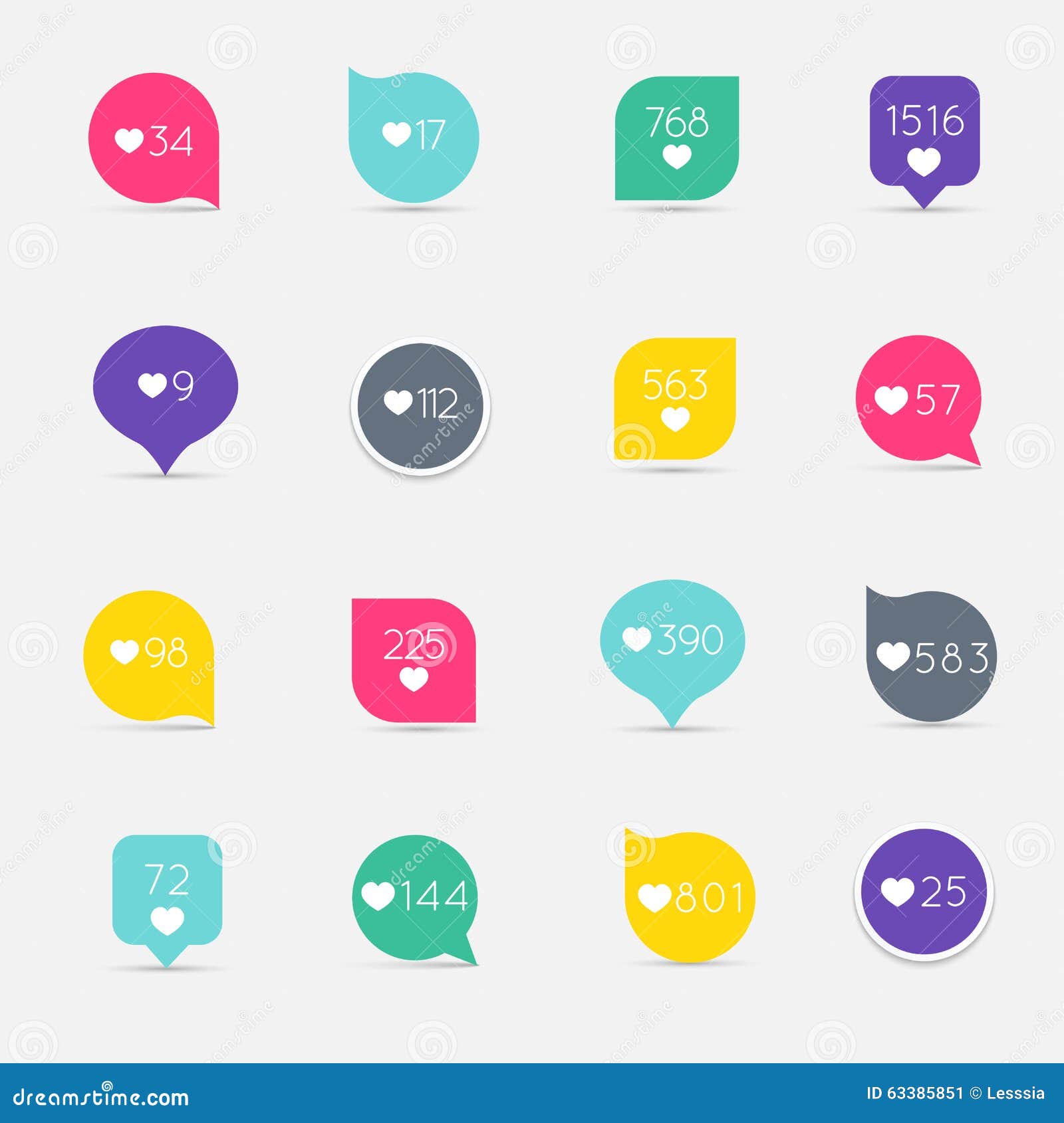 Vector Like Girly Pattern. Abstract Pink Icon Texture Seamless Design ...