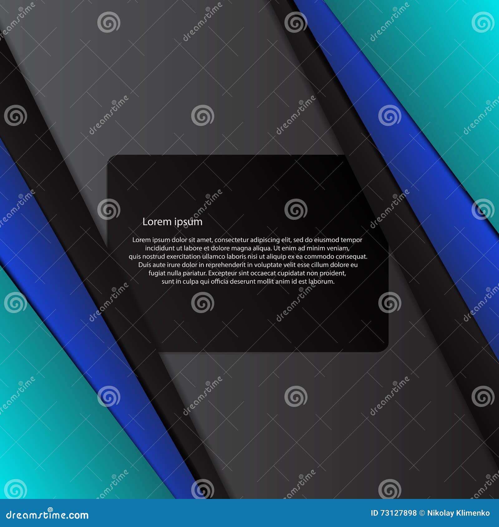 Vector Line Blue Colour Card Abstract Background Design Eps 10 Stock ...