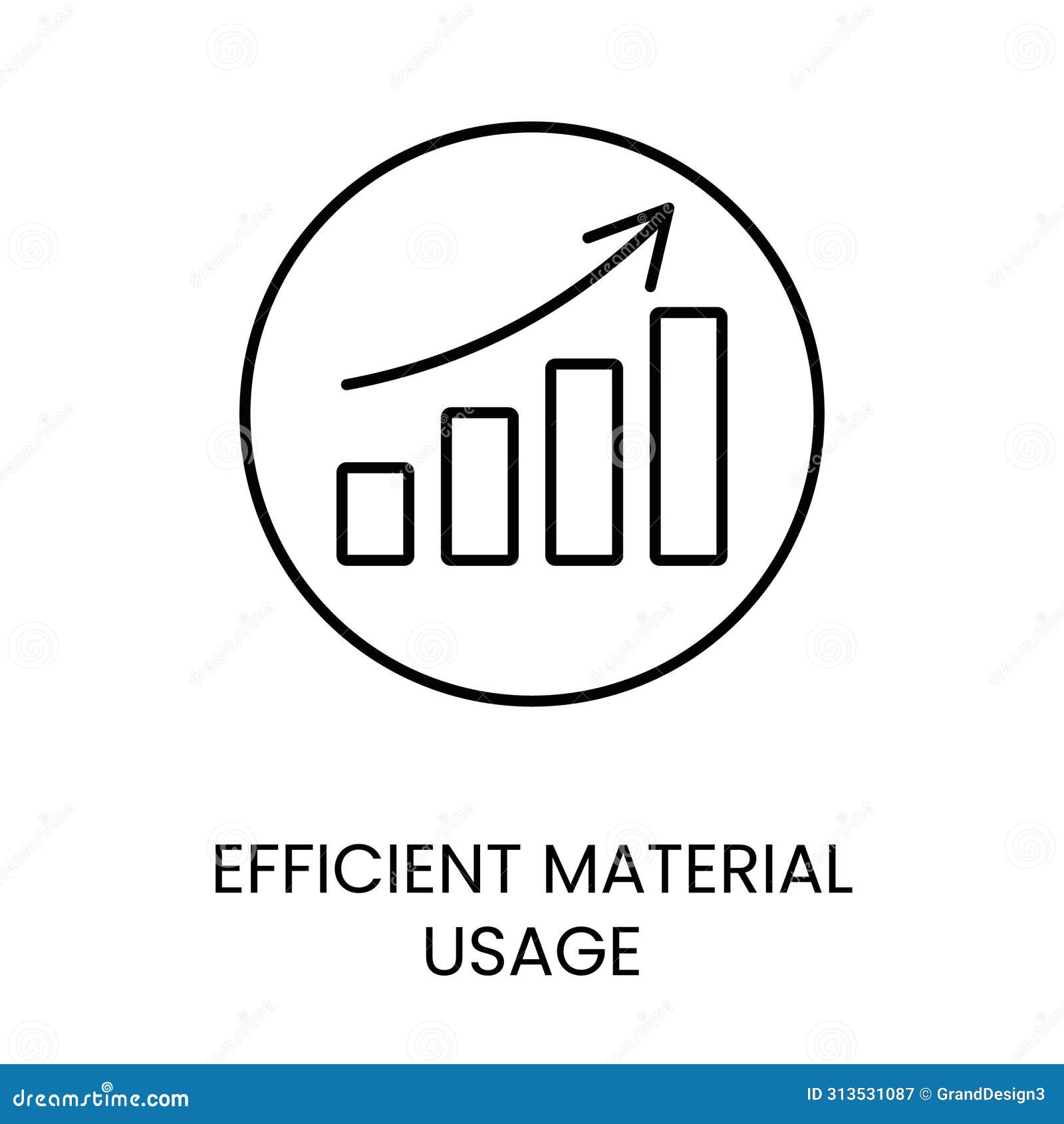 Vector Line Icon Effective Use of Materials with Editable Stroke, for ...