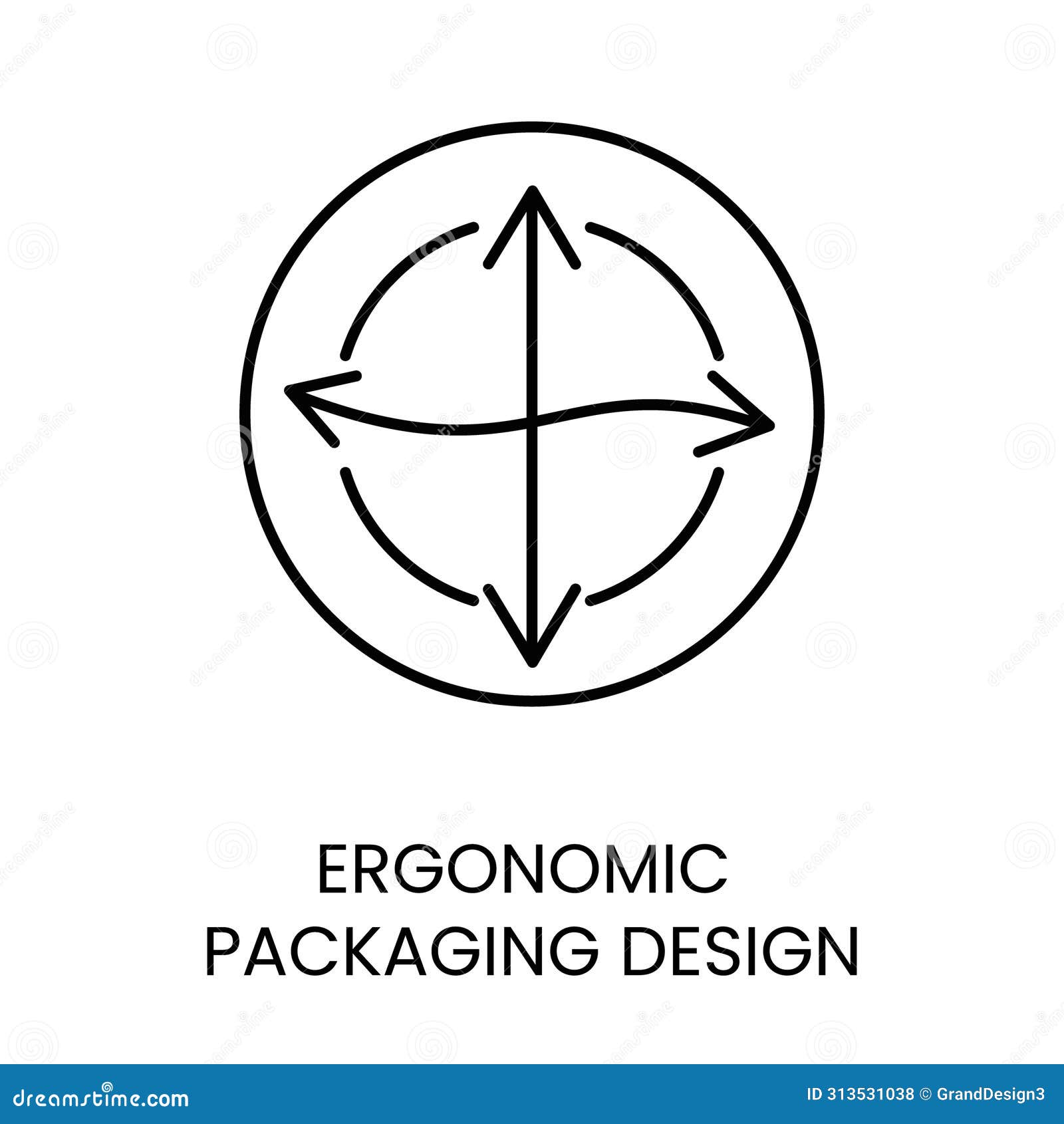 Vector Line Icon Ergonomic Design with Editable Stroke, for Packaging ...
