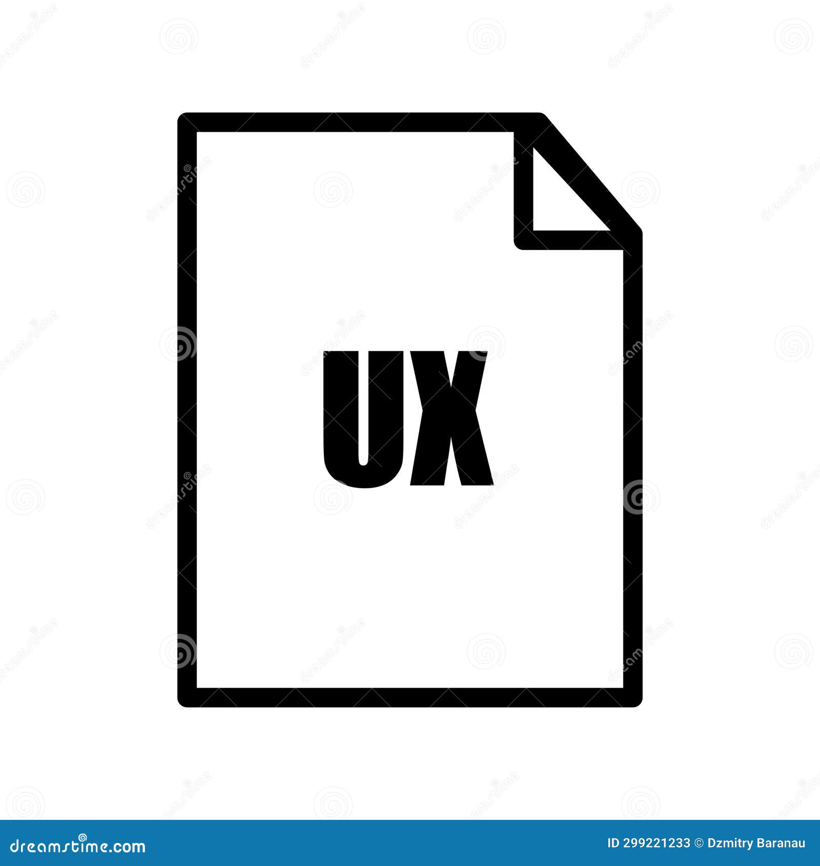 Vector Line Icon File UI UX for Your Office Software and Web ...