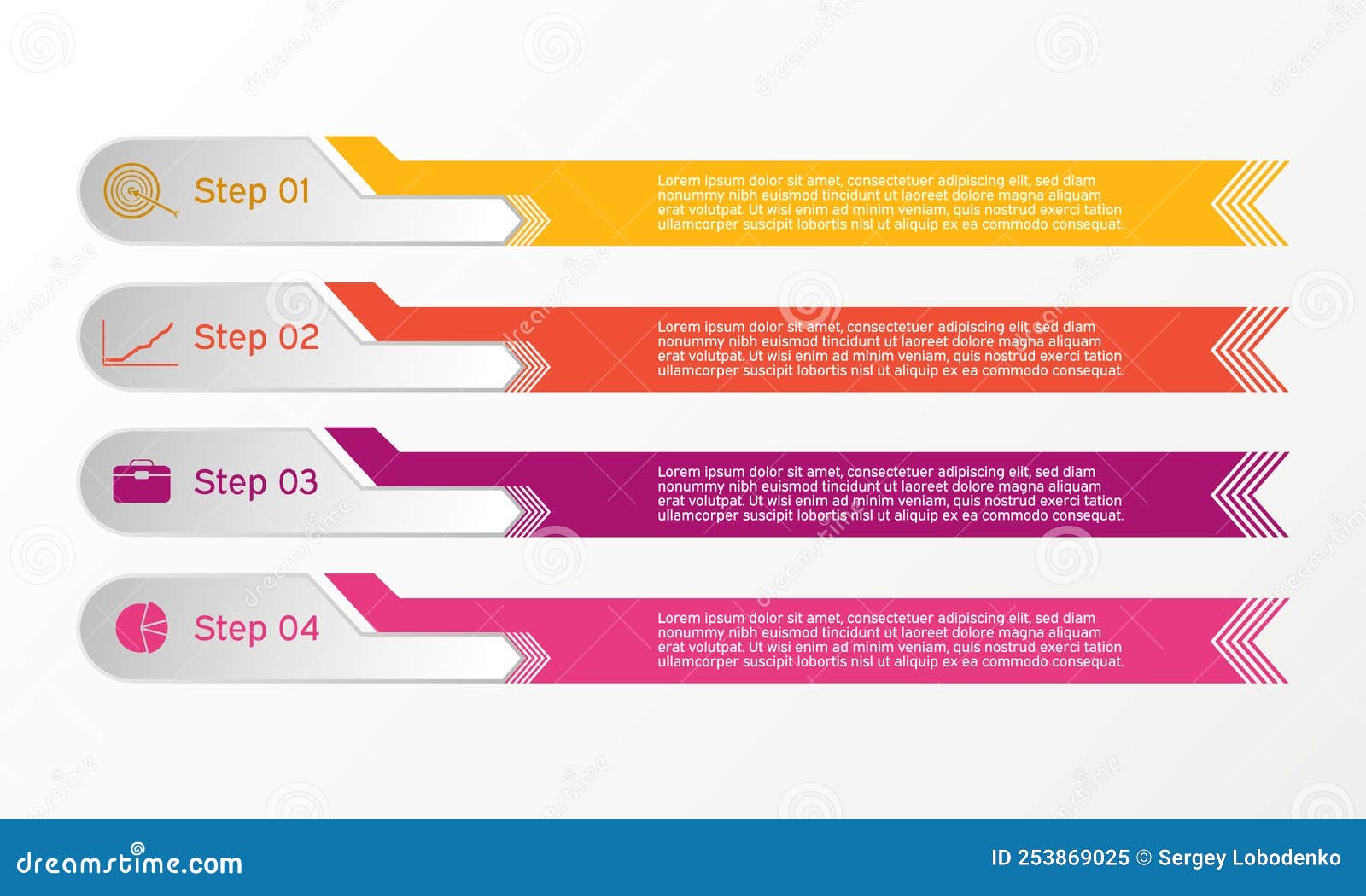Vector Line Infographic. Business Diagrams, Presentations and Charts ...