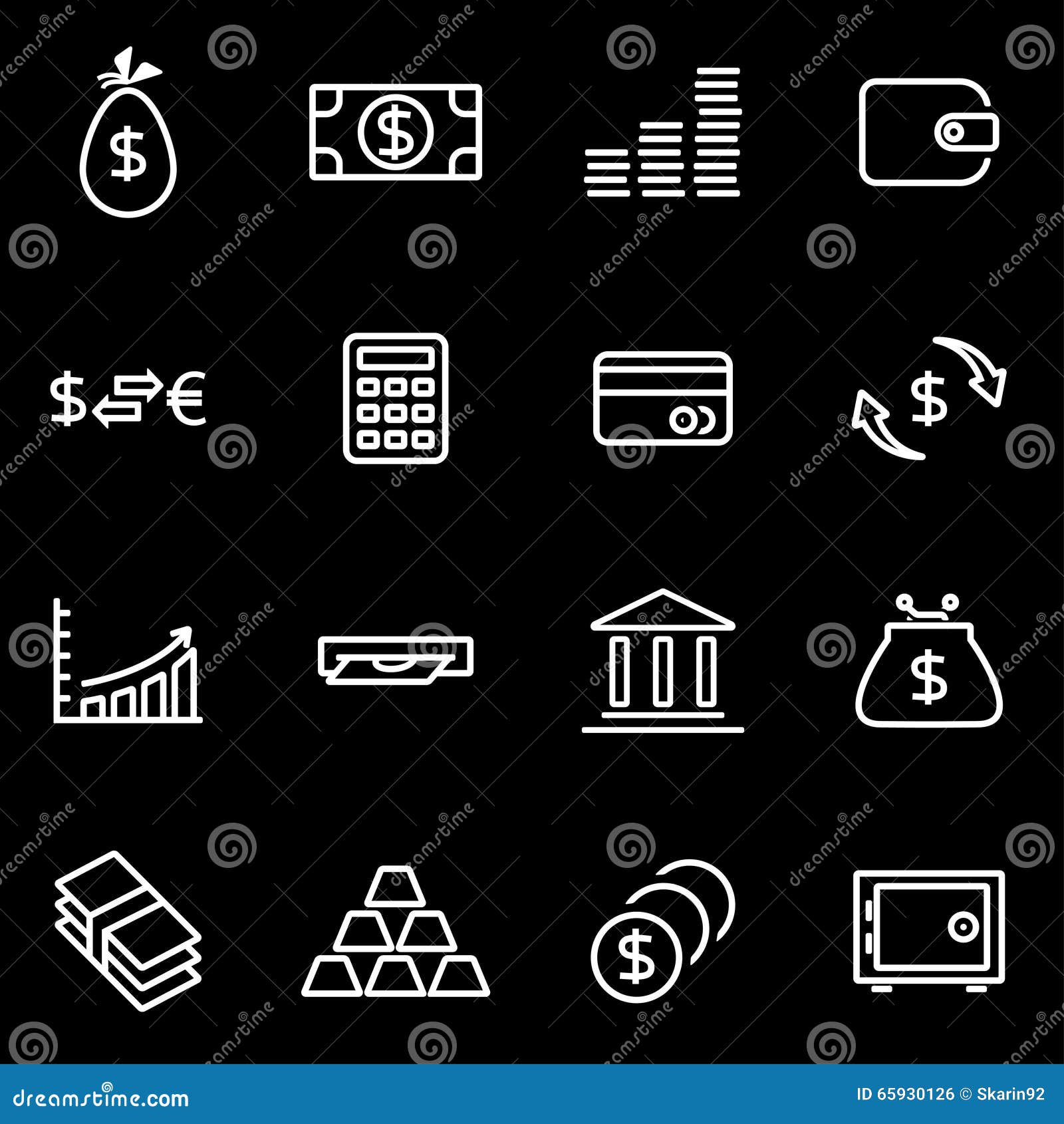 Line Money Recipients Icon Vector Collage Royalty-Free Stock ...