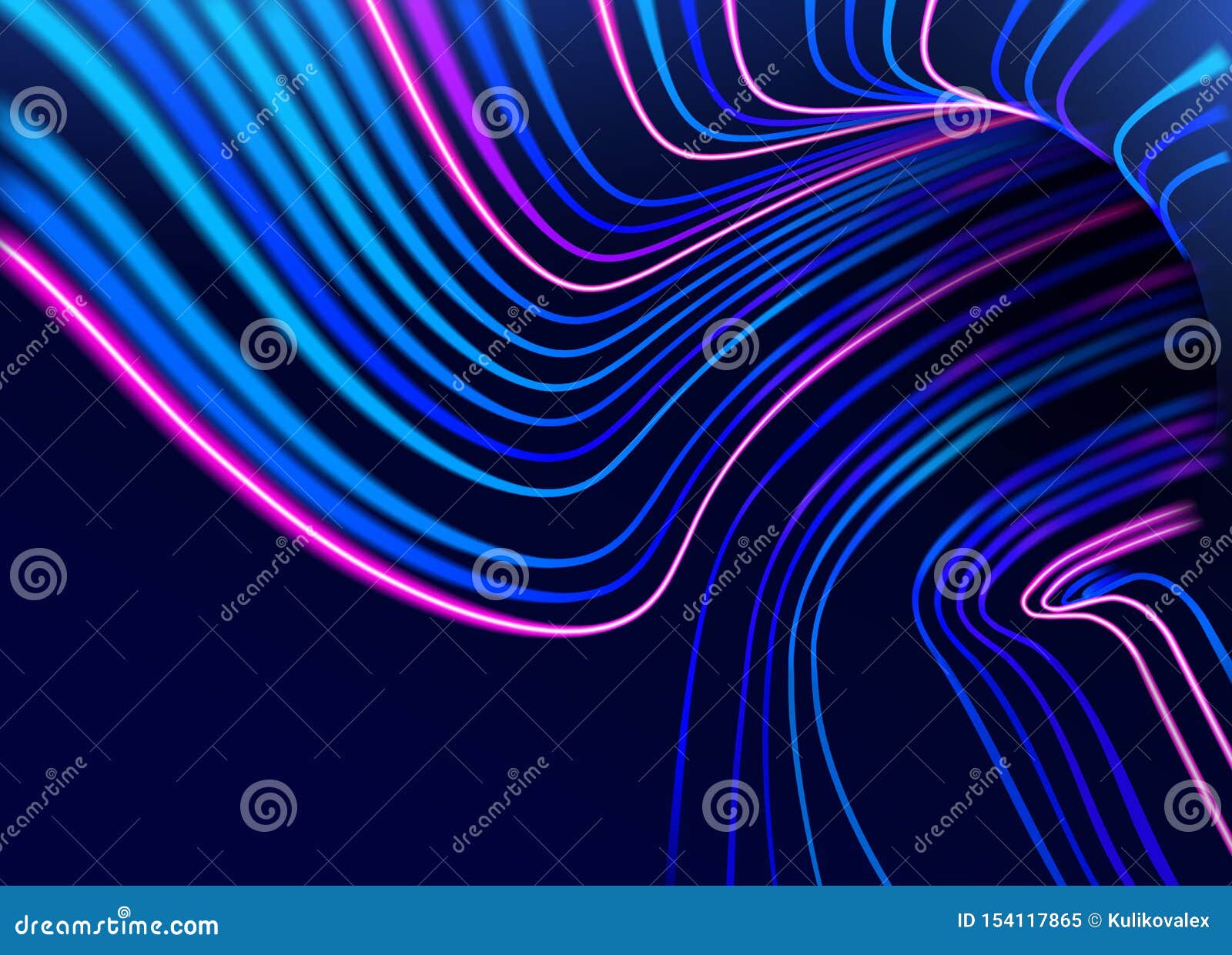 Vector Line Pattern. Abstract Swirl Lines Background Stock Illustration ...