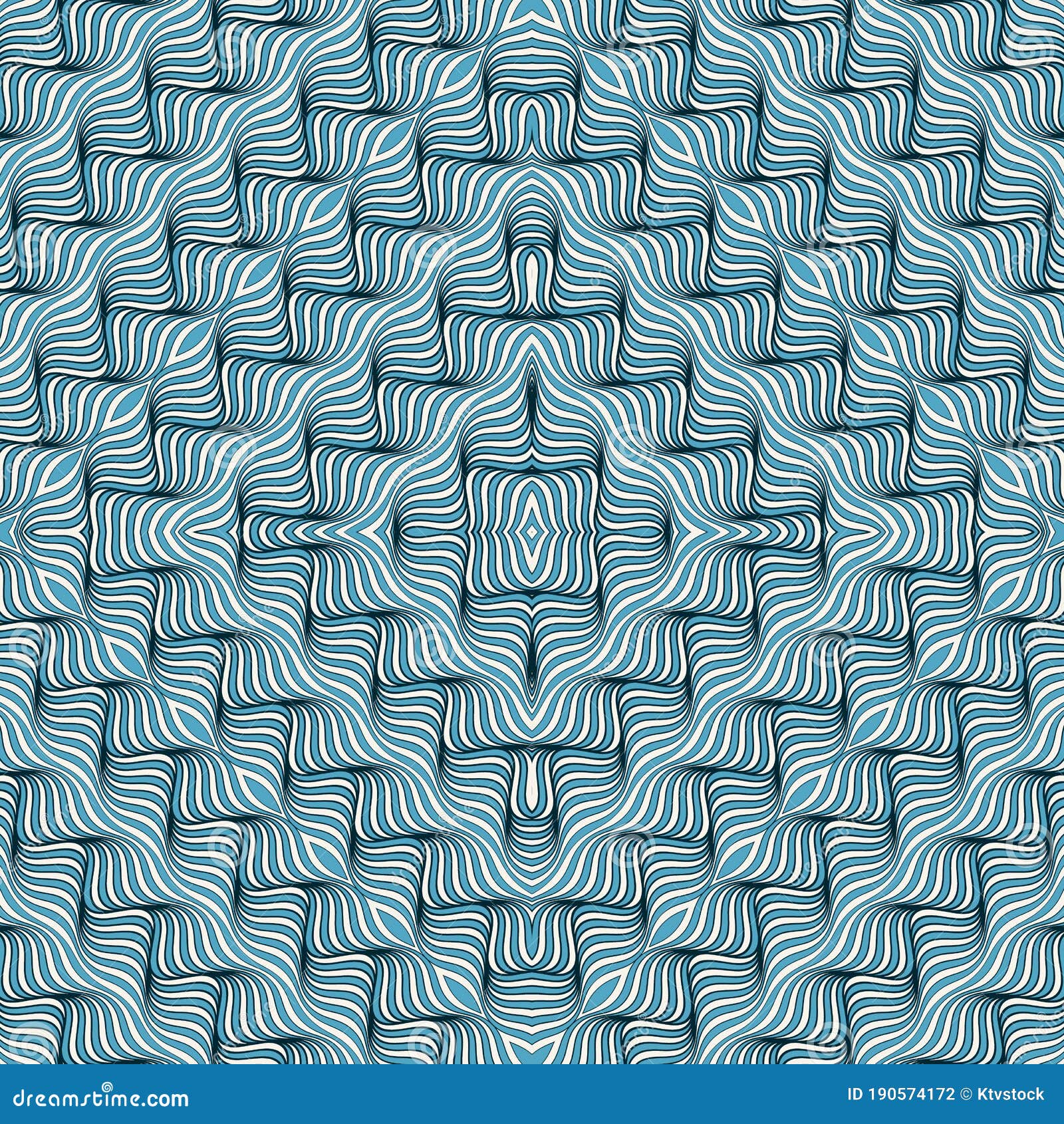 Vector Line Pattern with Distortion Effect Stock Vector - Illustration ...
