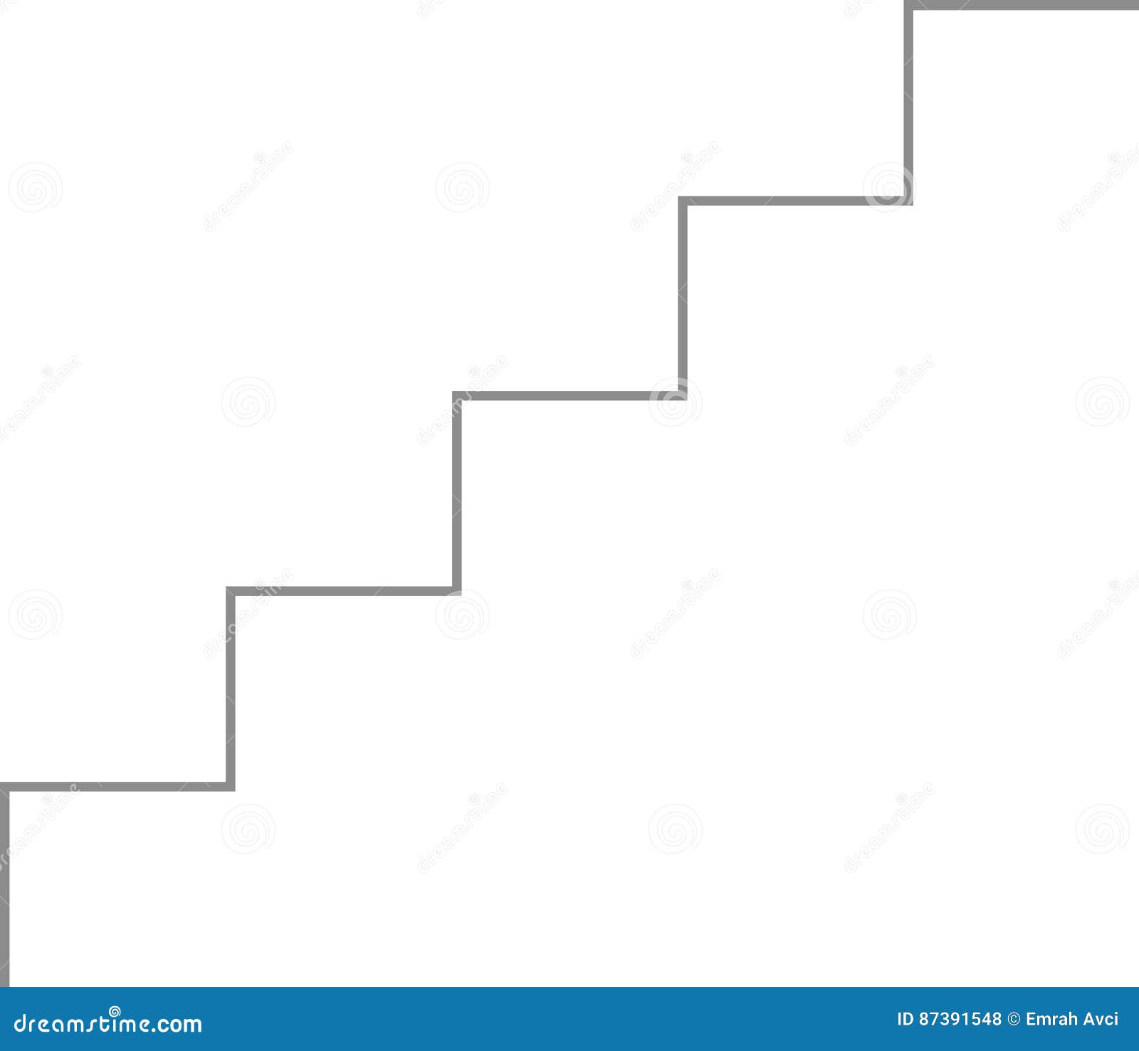 Vector Line Stairs | CartoonDealer.com #87391548