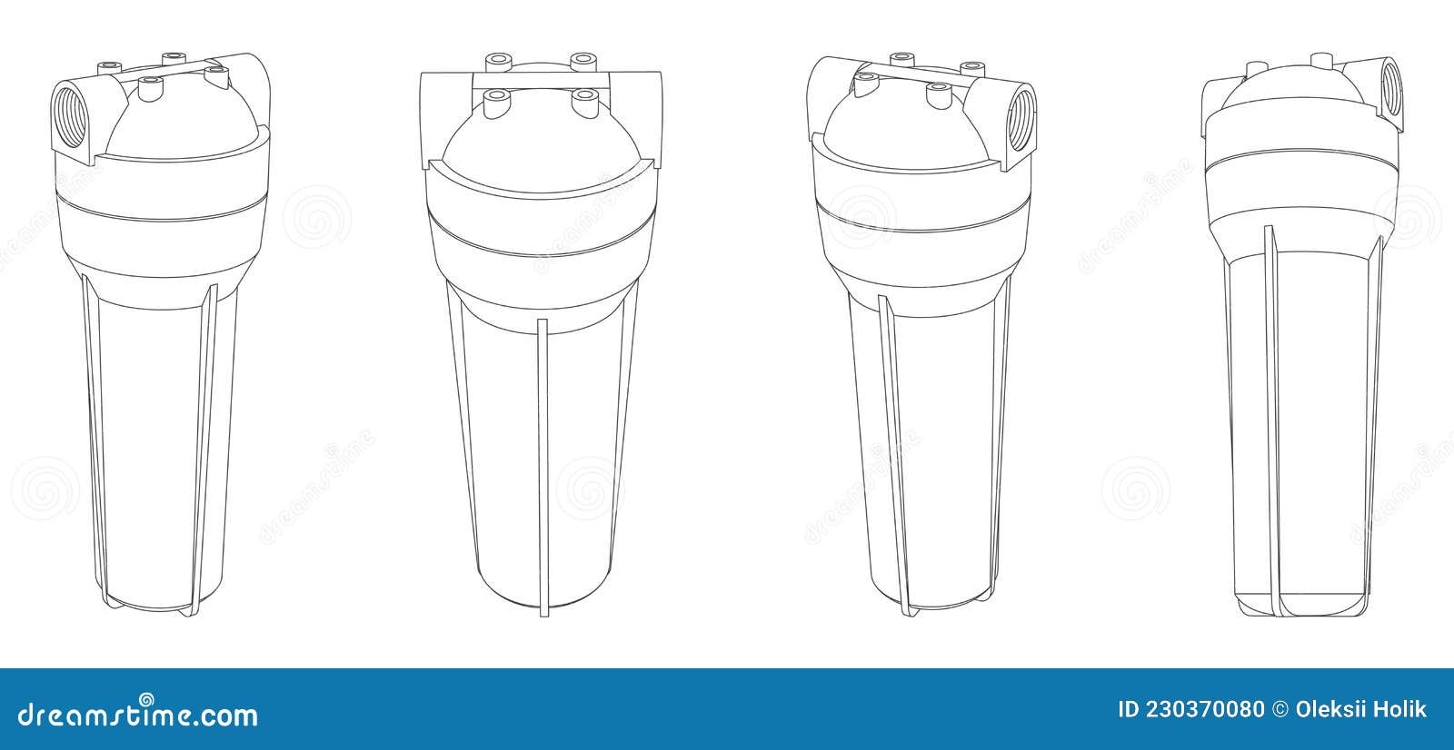 Vector Water Filter, Home Purification System Stock Vector ...
