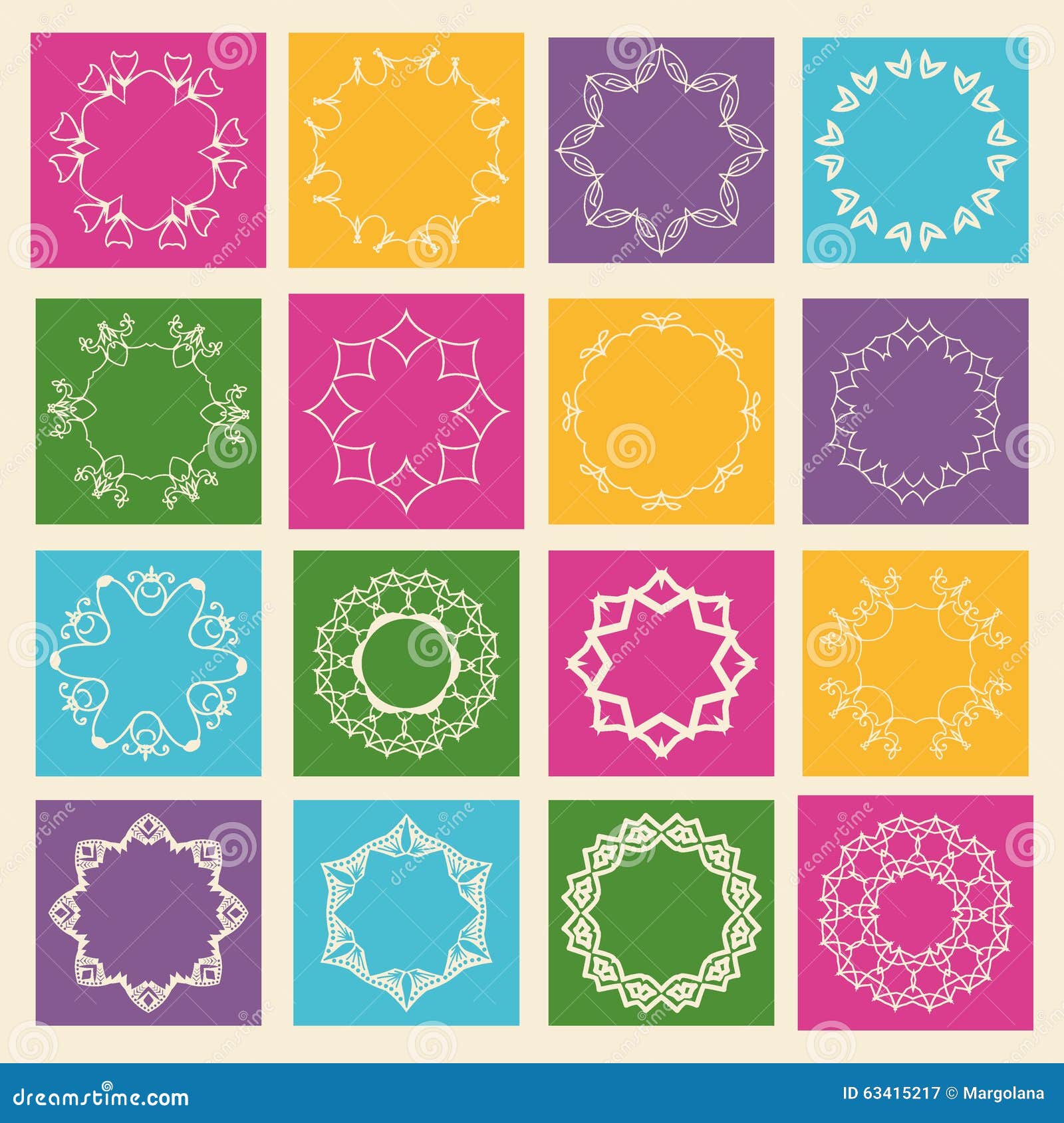 Vector Linear Badges and Monoline Frame Stock Vector - Illustration of ...