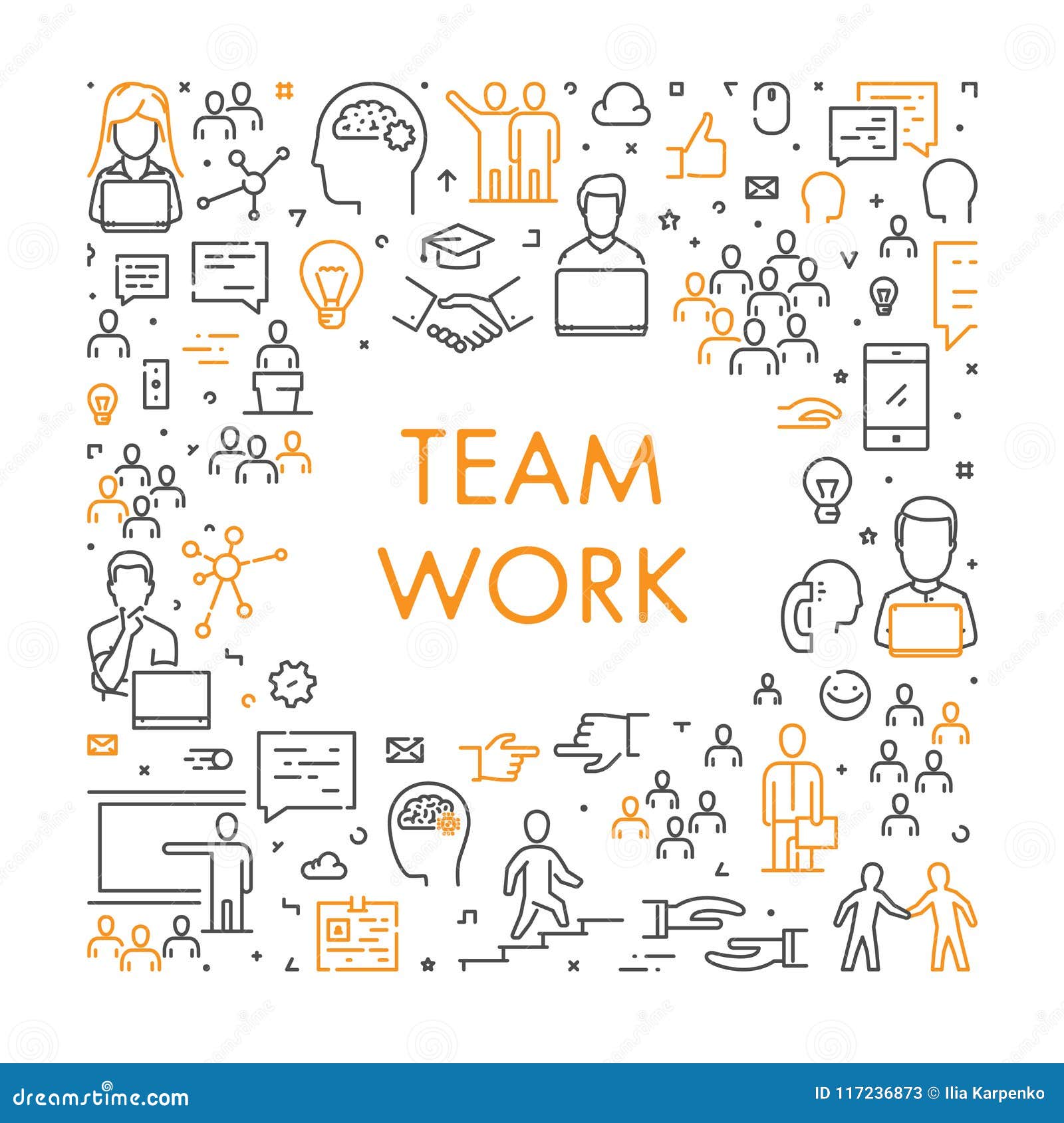 Linear Creative Commons Icon From Content Outline Collection. Thin Line ...