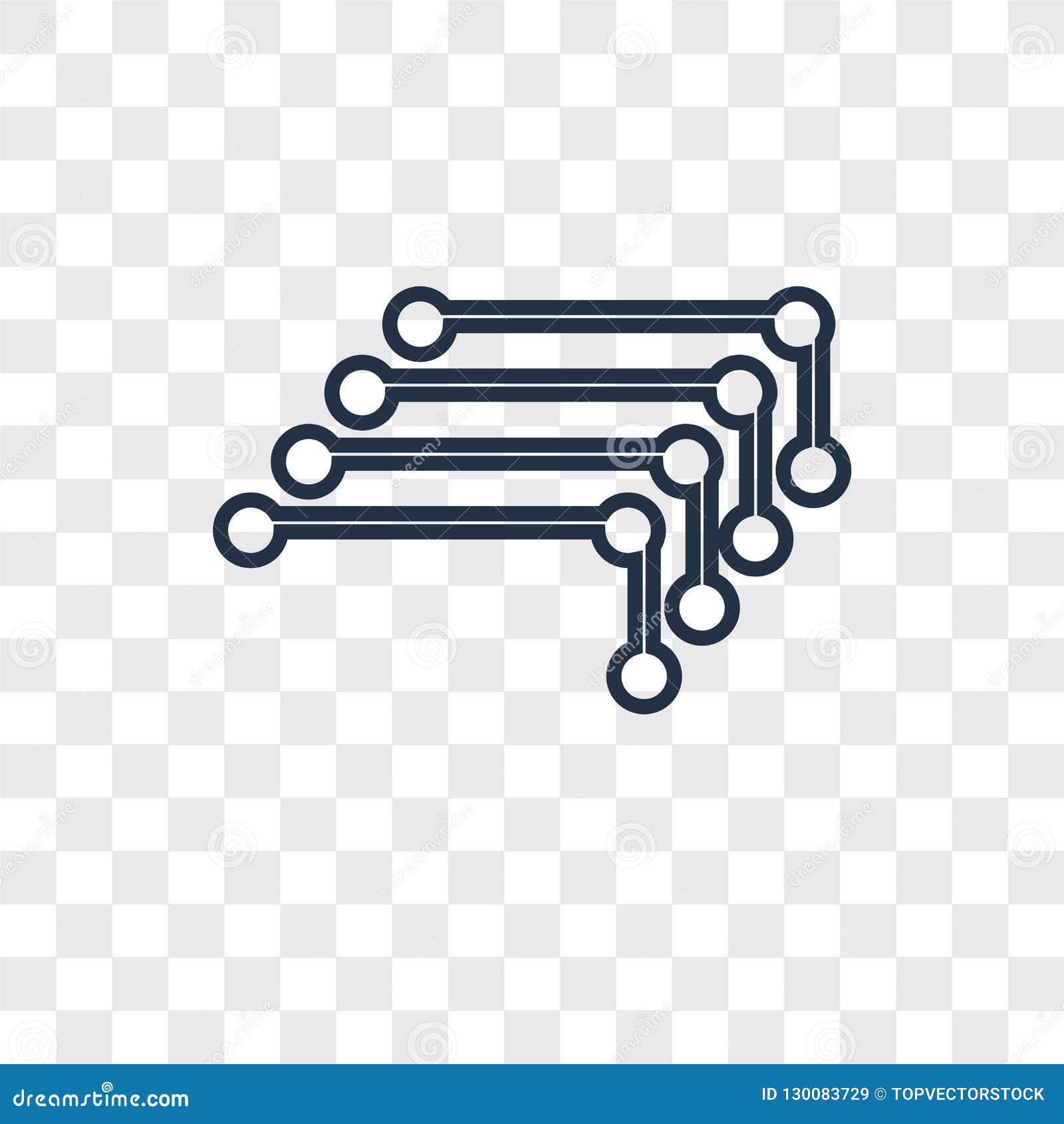 Vector Linear Icon Isolated On Transparent Background, Transpa Stock ...
