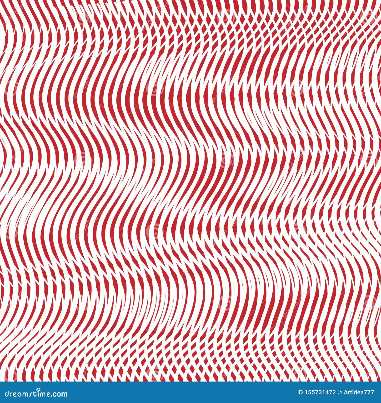 Vector Linear Moire Effect Technique Background Stock Vector