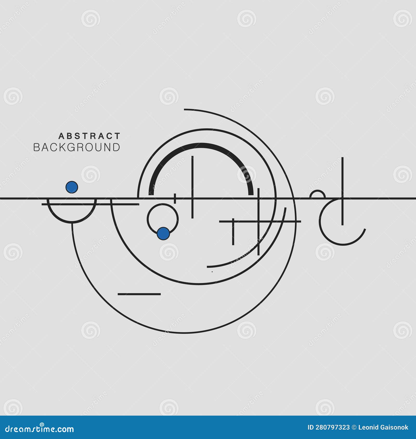 Vector Lines Circle Shpes. Technology Spiral Design Element Stock ...