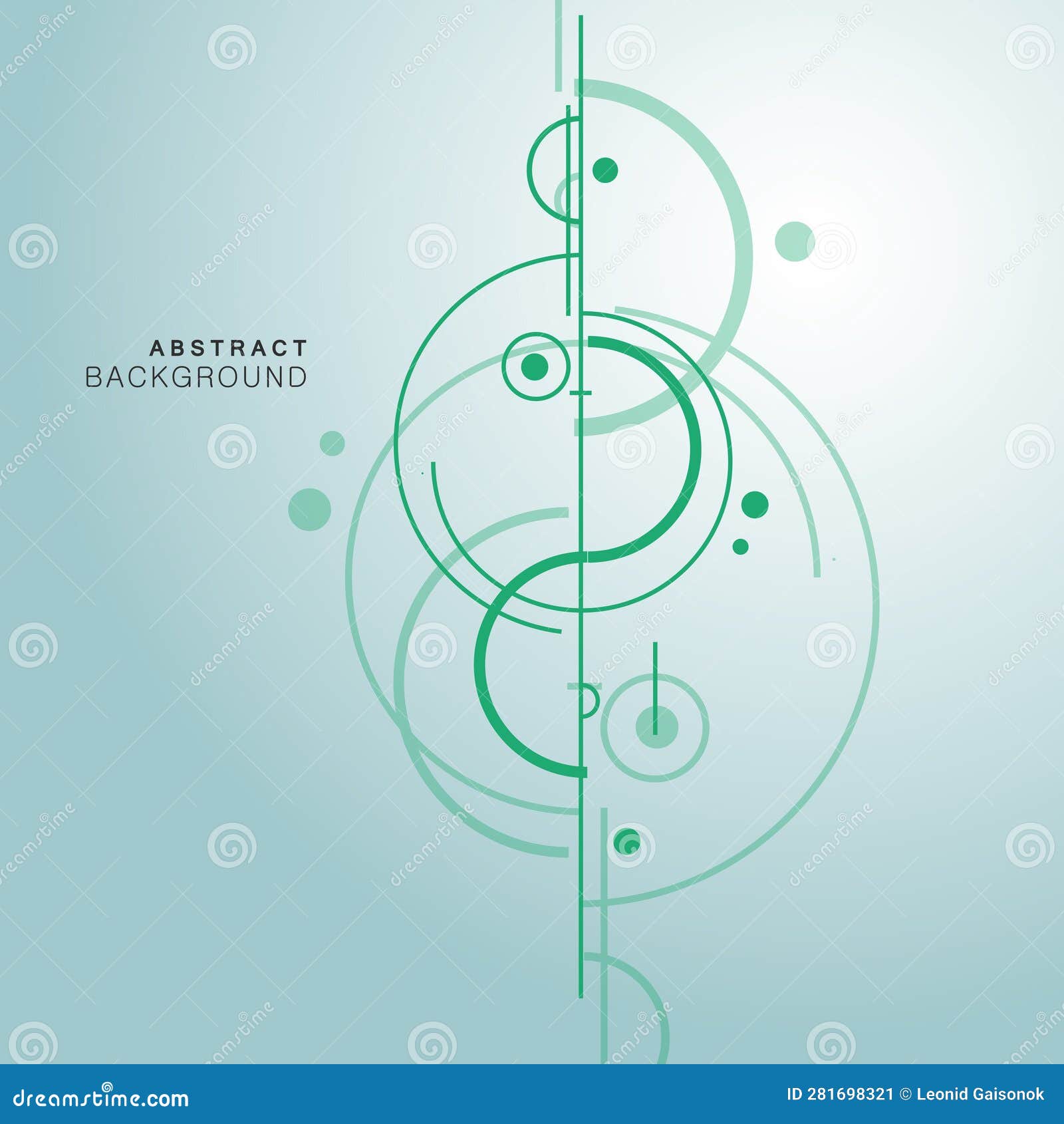 Vector Lines Circle Shpes. Technology Spiral Design Element Stock ...