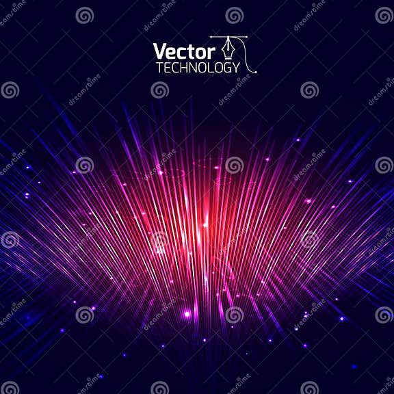 Vector lines equalizer 3D stock vector. Illustration of abstract - 63544606
