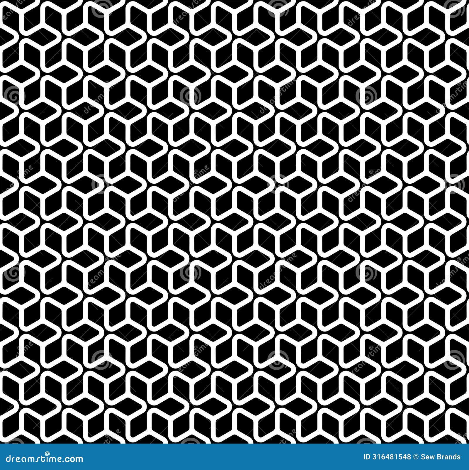 Hexagonal Triangle Seamless Pattern Stock Vector - Illustration of ...