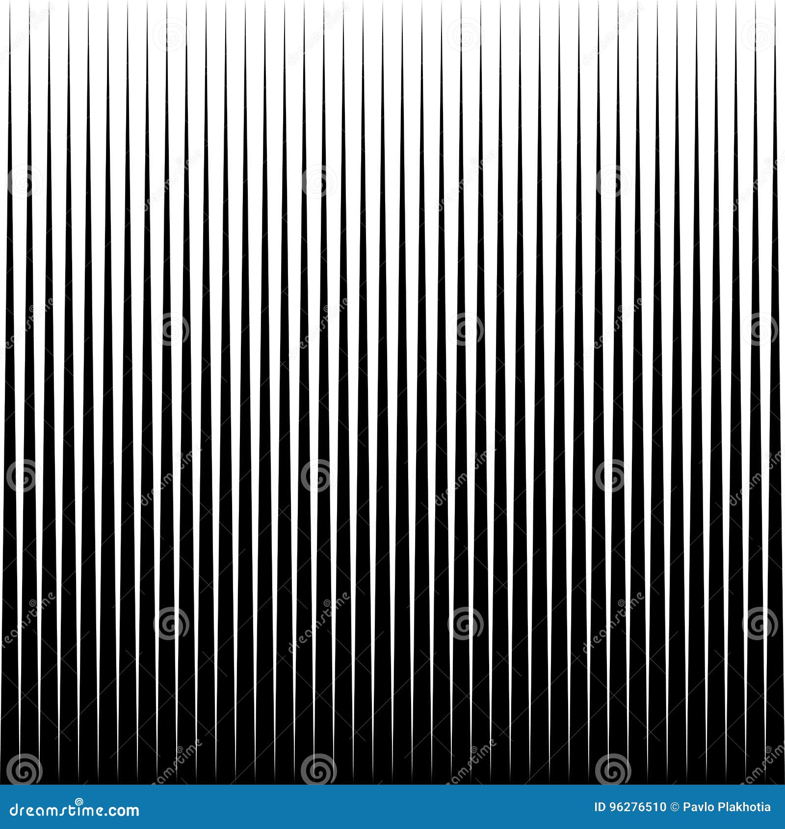 Vector Lines Seamless Horizontal Repeat Pattern. Black and White ...