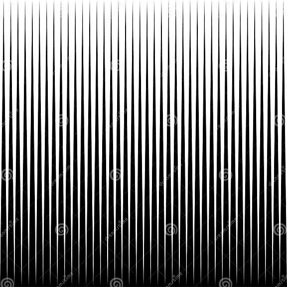 Vector Lines Seamless Horizontal Repeat Pattern. Black and White ...