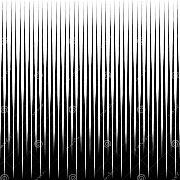 Vector Lines Seamless Horizontal Repeat Pattern. Black and White ...