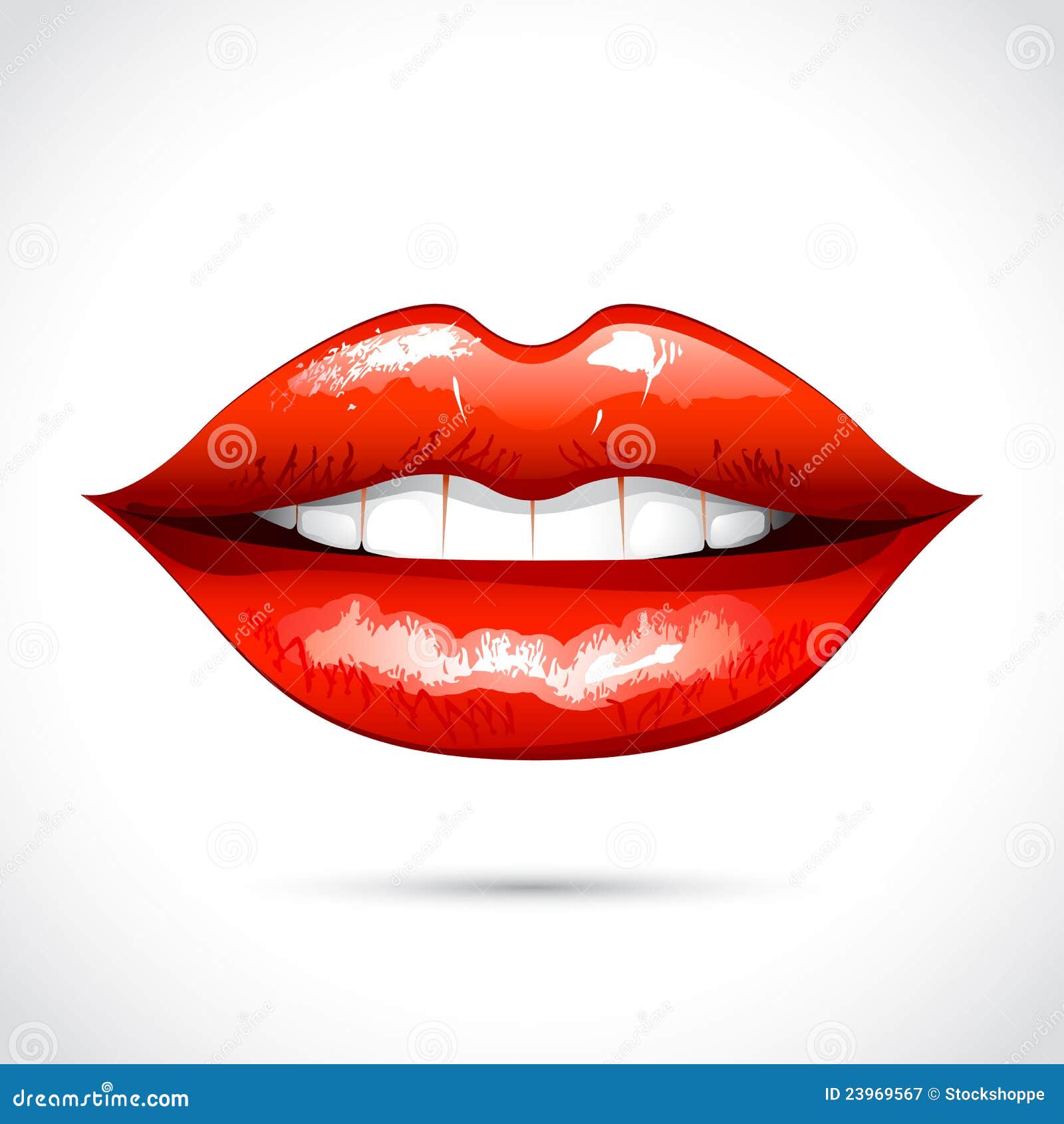 Vector Lips stock vector. Illustration of glamor, beautiful - 23969567