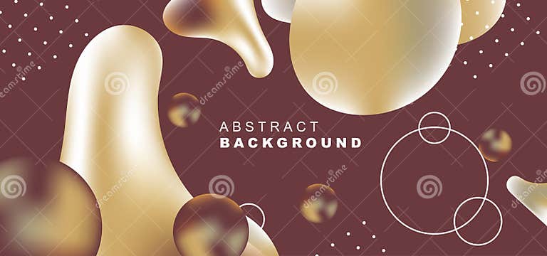 Vector Liquid Effect Background. Trendy Fluid Abstract Backdrop Stock ...