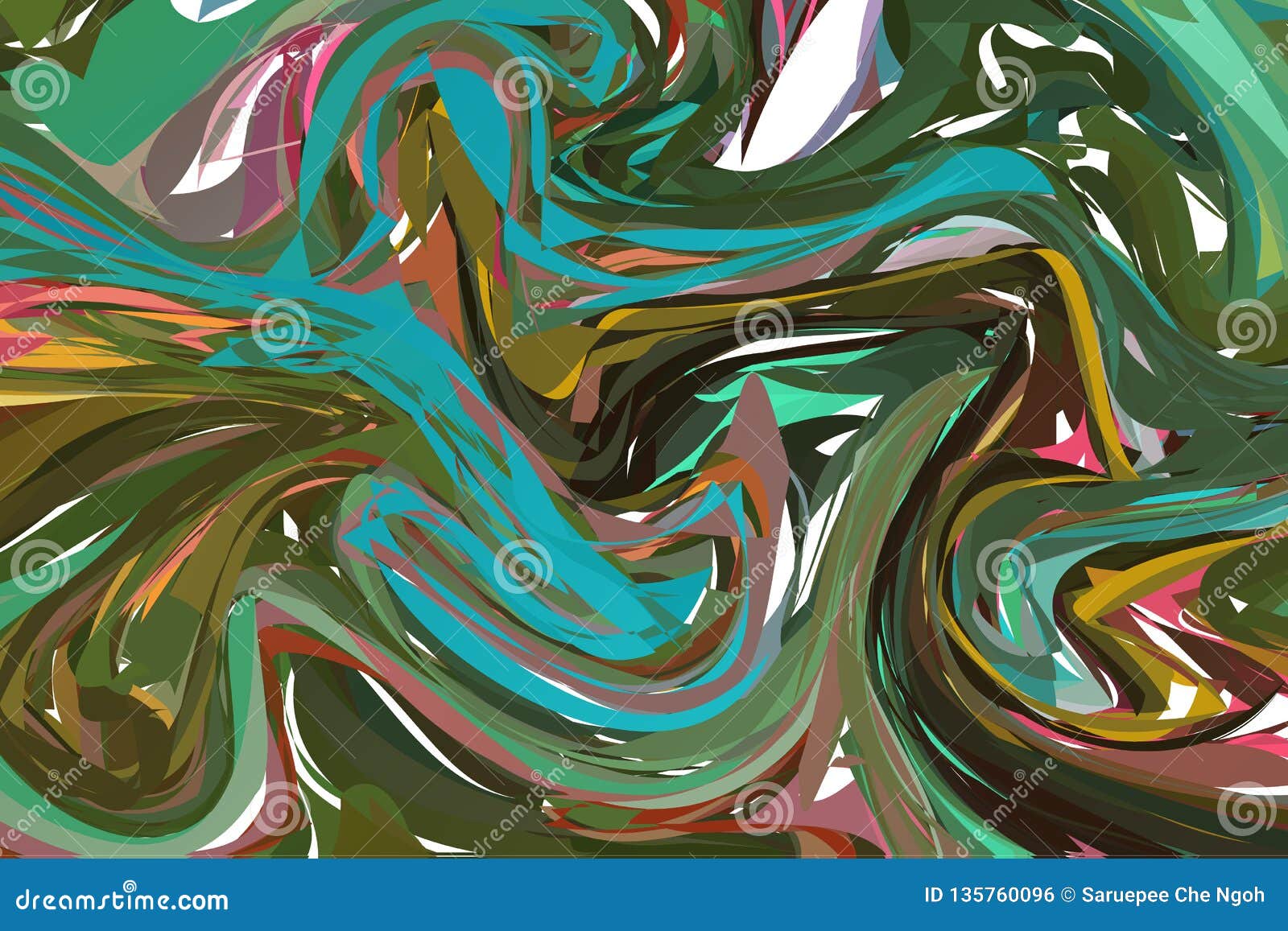 Vector Liquid Texture. Grunge Wavy Background Stock Vector ...