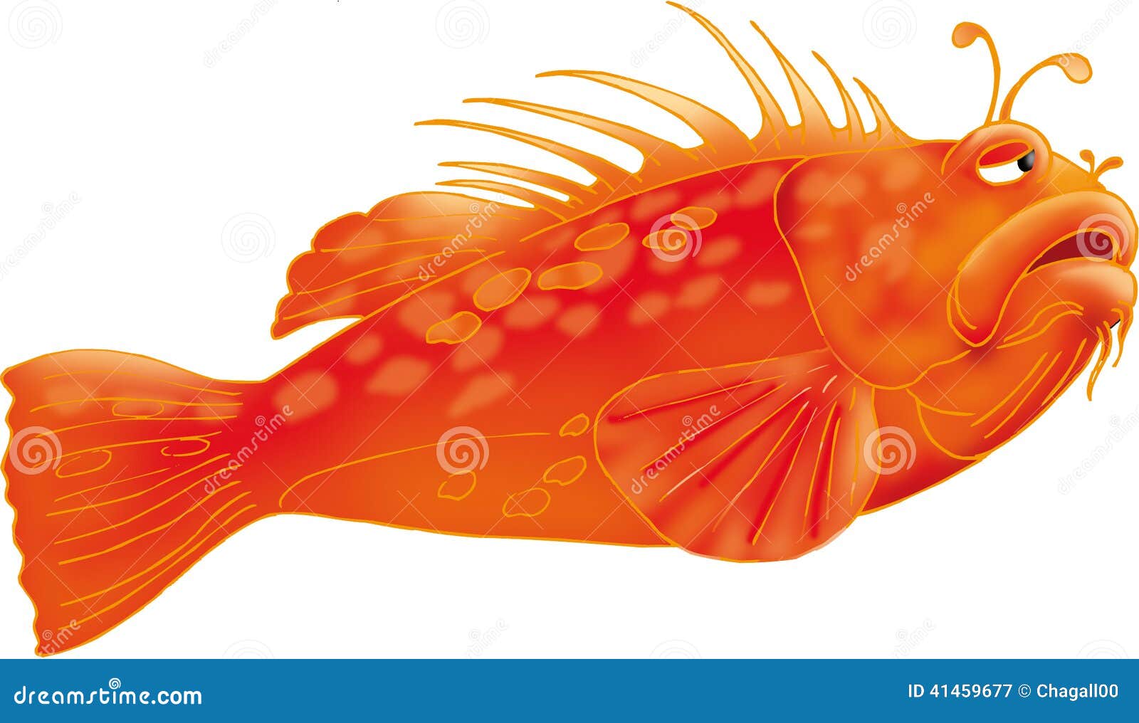 Vector Llustration 3D RedFish AI EPS Stock Vector - Illustration of ...