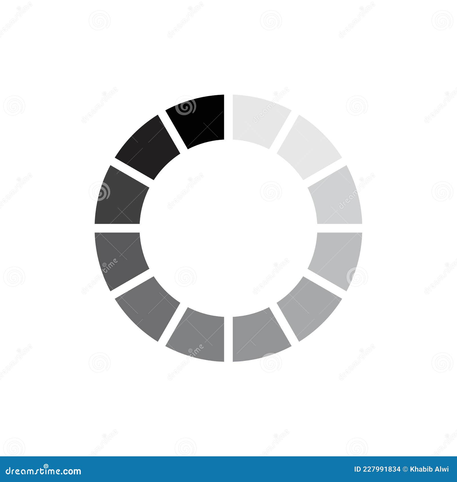 Vector Loading Icon Template Black Color Editable Stock Vector ...