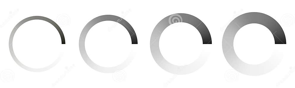 Vector Loading icons set stock illustration. Illustration of ...