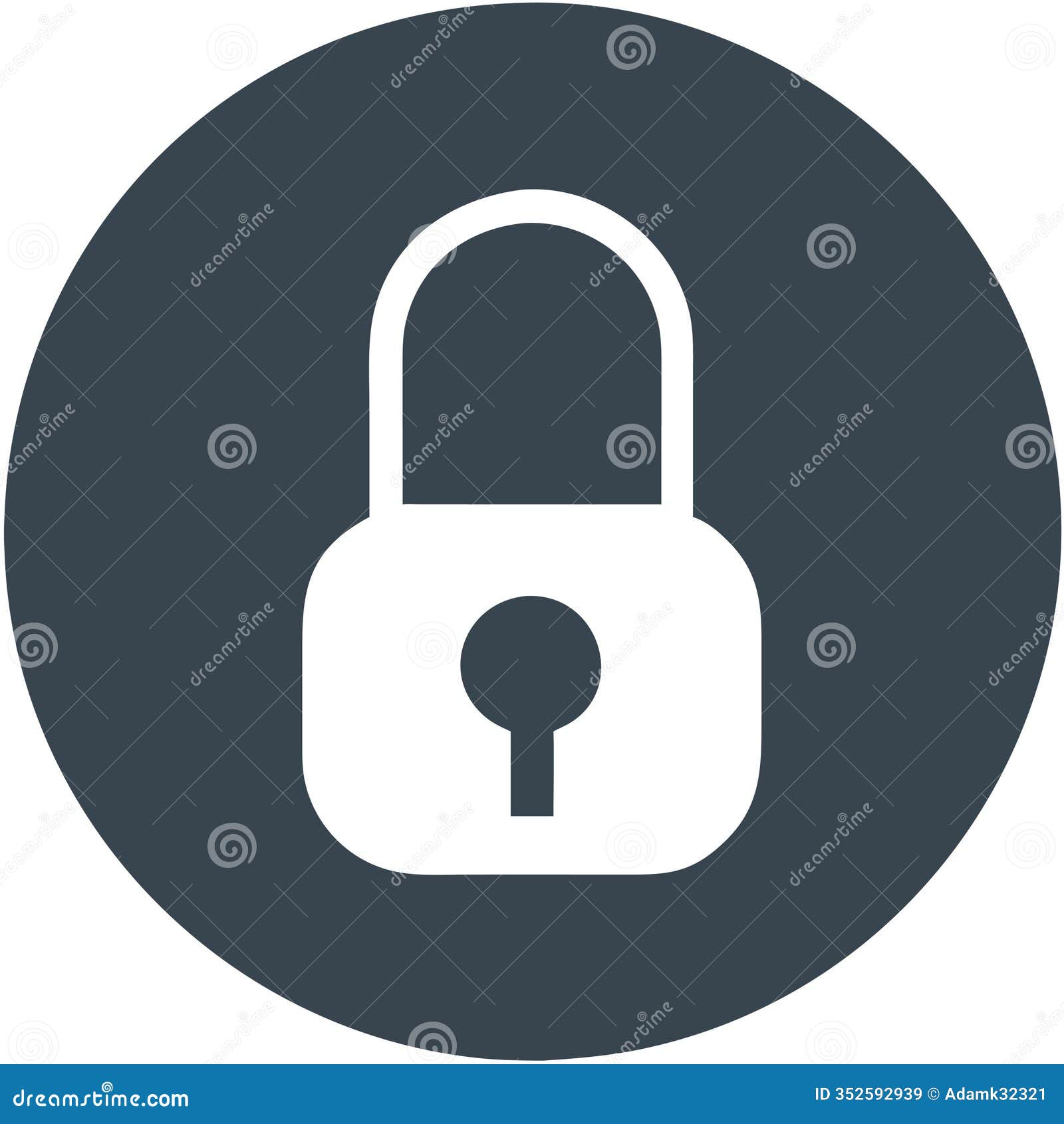 Vector Lock for Cybersecurity and Privacy Illustrations Stock ...